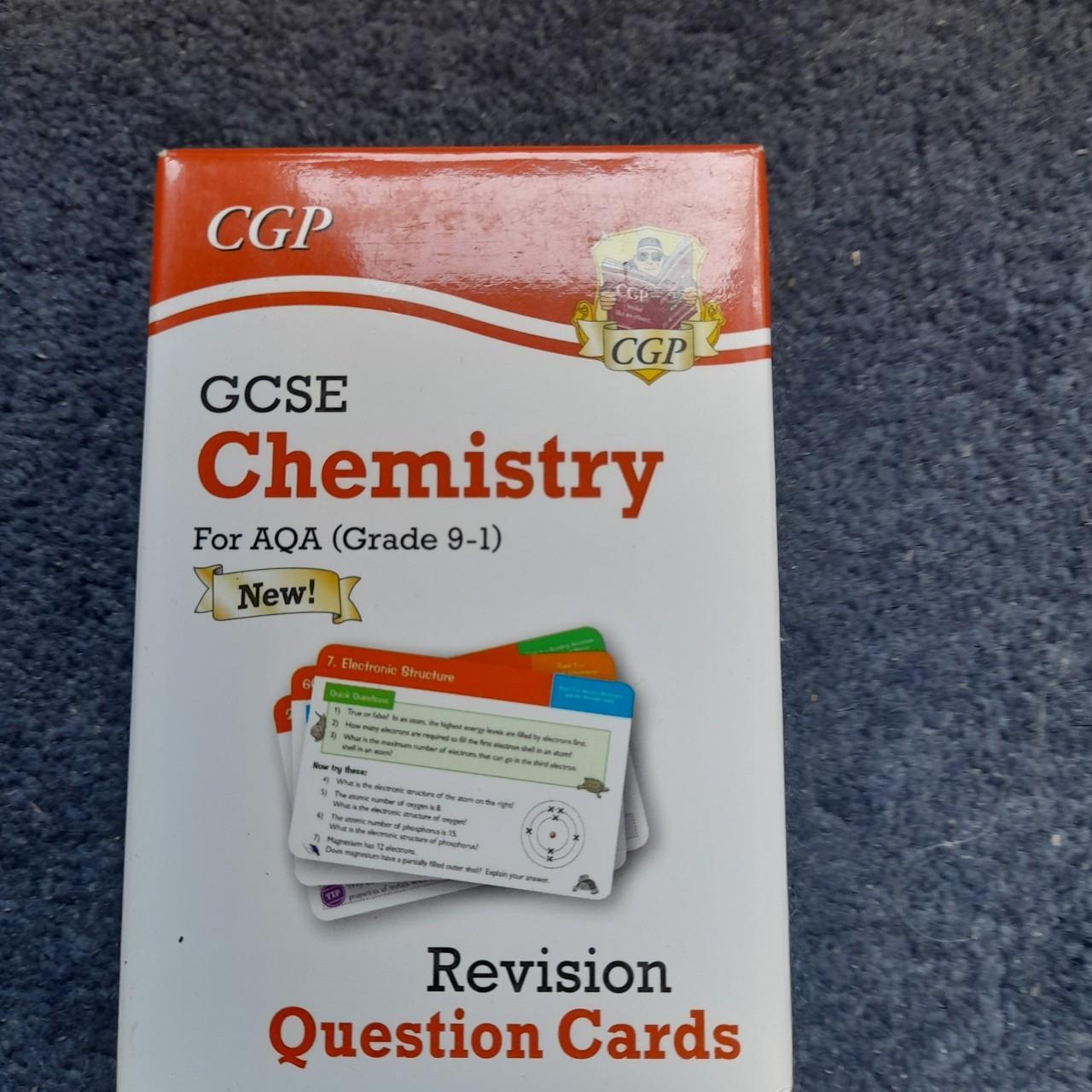 CGP Flashcards for GCSE Chemistry - AQA Board.... - Depop