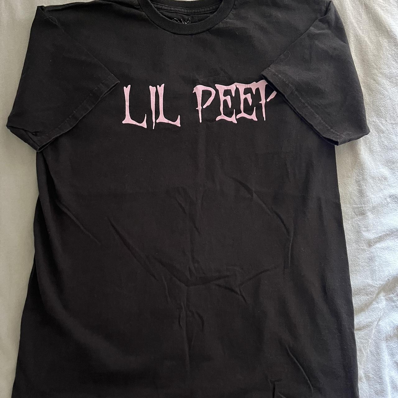 black OG lil peep tee shirt (official merch) - worn... - Depop