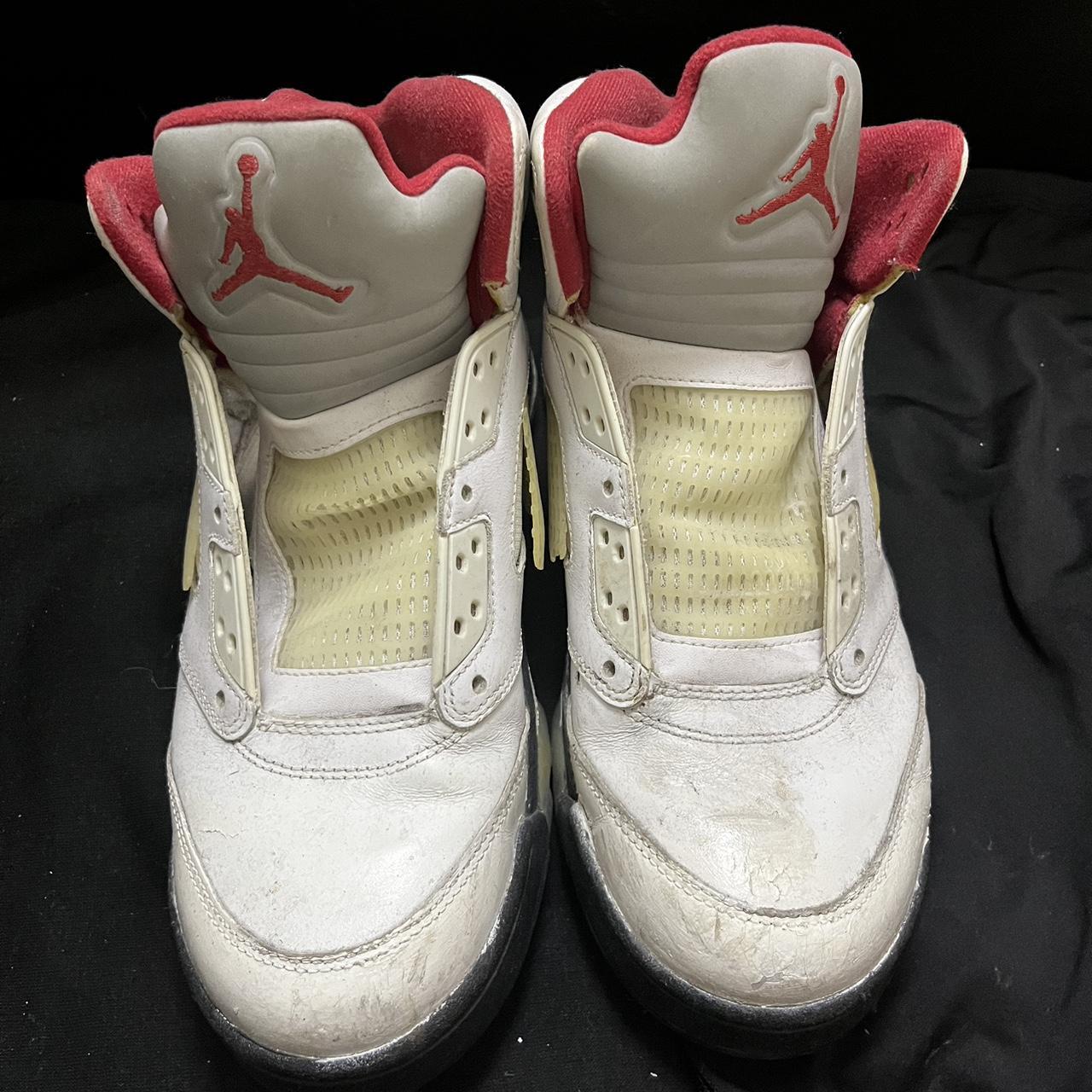 Old Jordan 5 Fire Red 2013 Release Very beat... - Depop