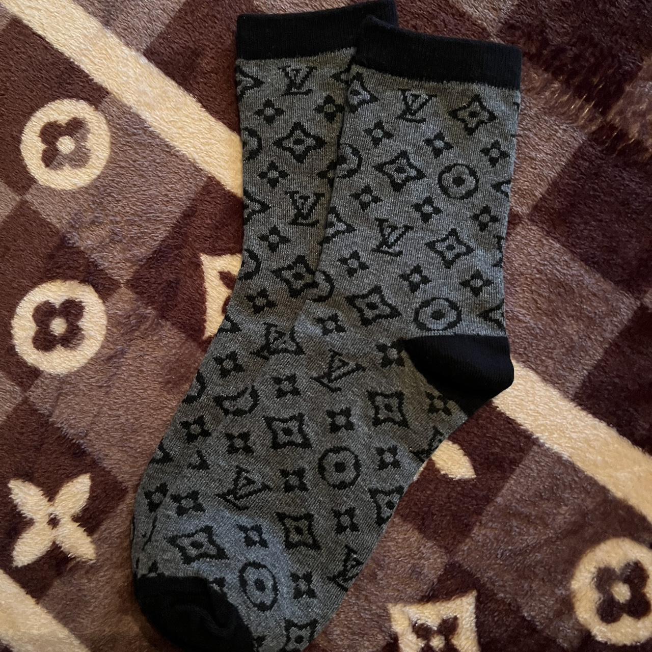 New!! Ladies mid calve lv socks! Thick and warm!... - Depop