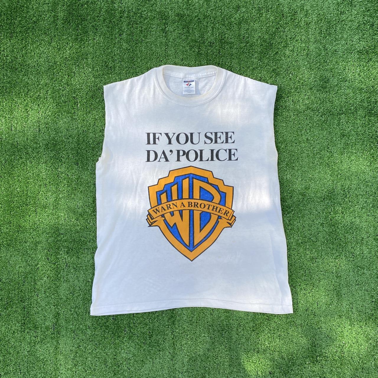 Jerzees "Warn a Brother" tank top -size... - Depop