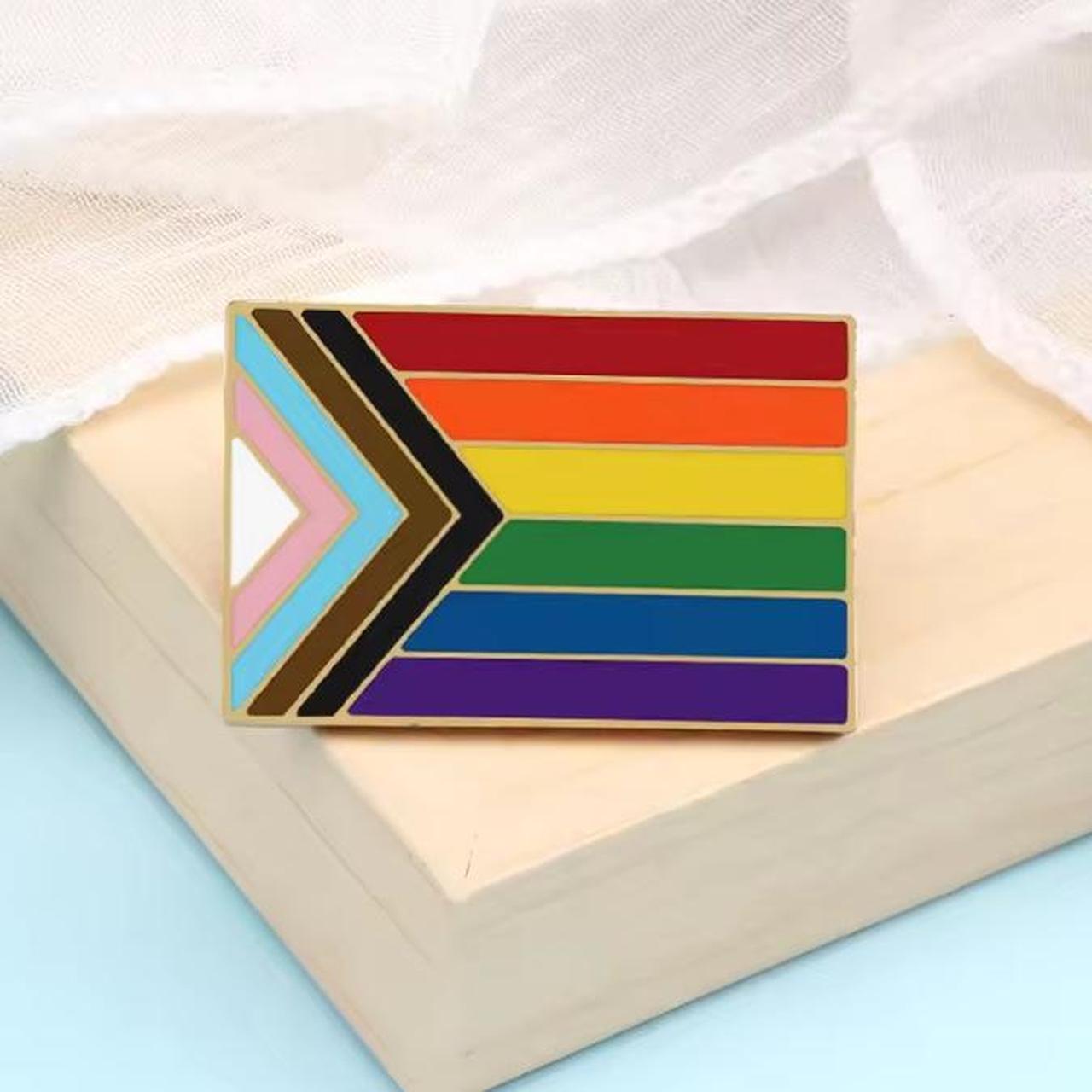 Progress pride flag pin •┈•• Instant... | Depop