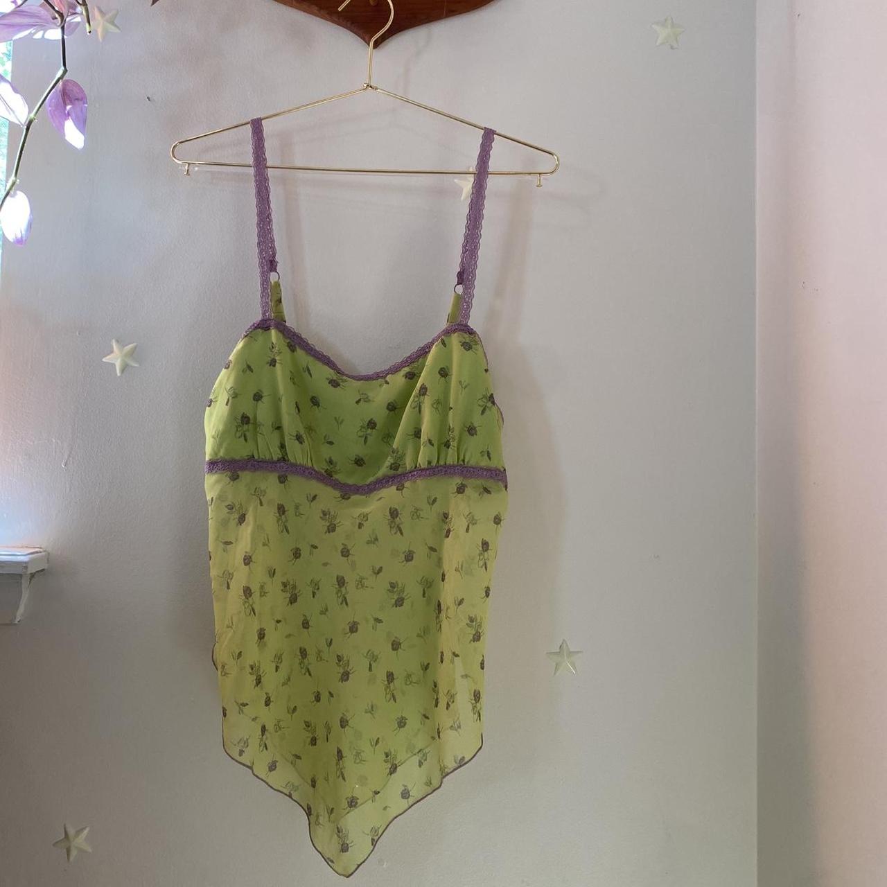 Dainty Sheer Lace Tank ☆ size LARGE, brand new,... | Depop