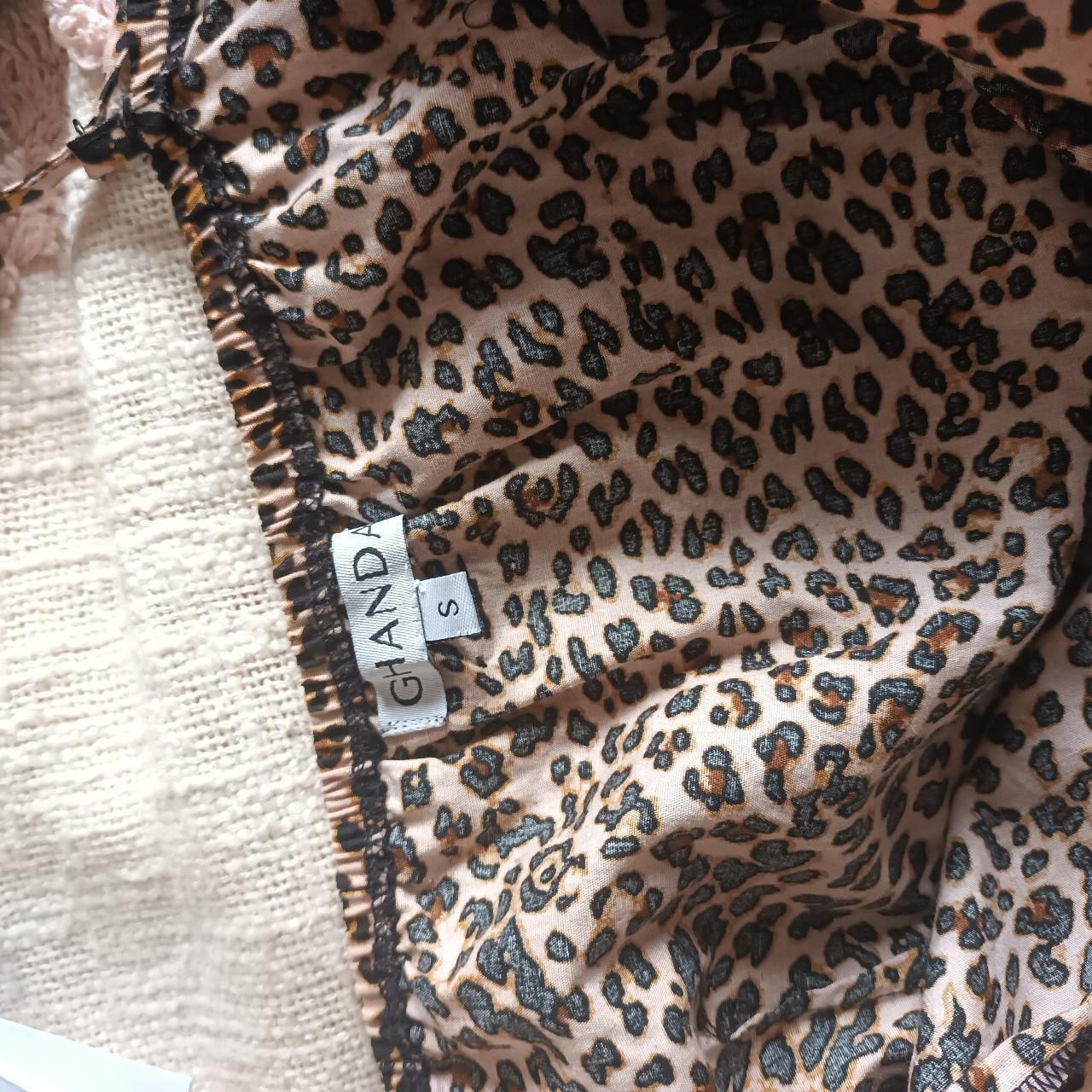 GHANDA DRESS COTTON SLIP ANIMAL PRINT DRESS WITH... - Depop