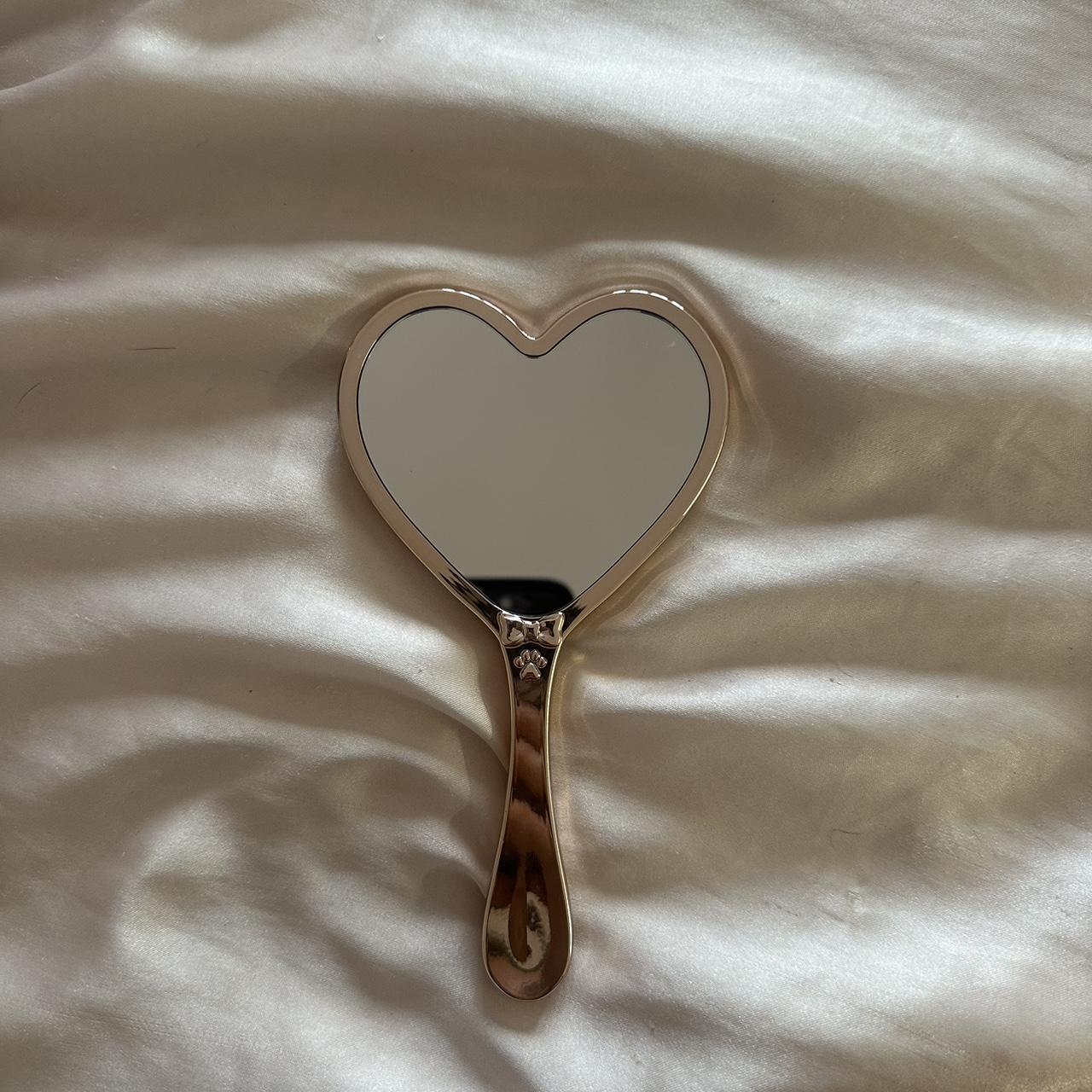 adorable unique handheld heart mirror. #coqutte... - Depop