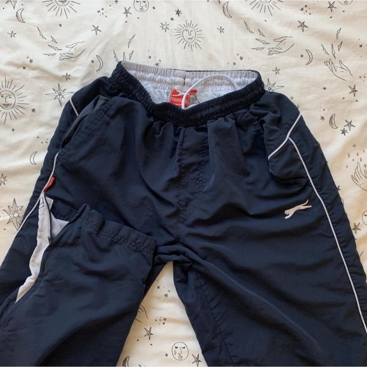 vintage Slazenger navy joggers perfect condition... - Depop