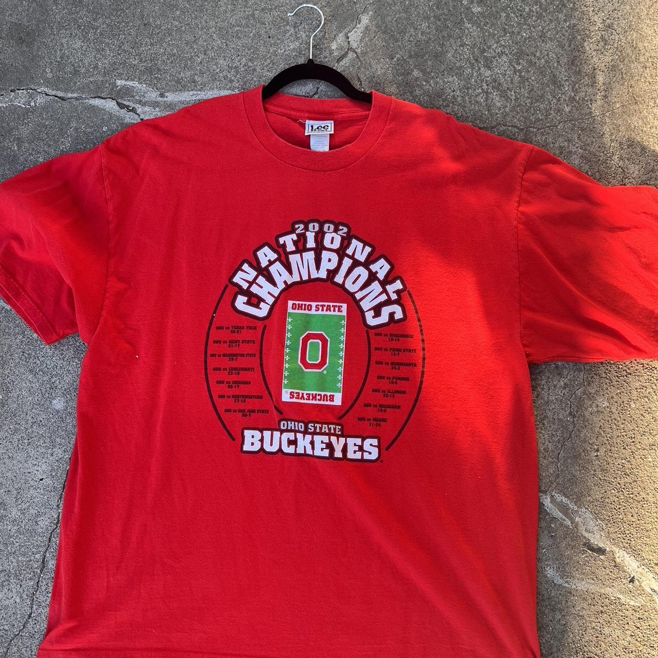 2002 Ohio state nation champs Size 2xl Lee sports tag - Depop