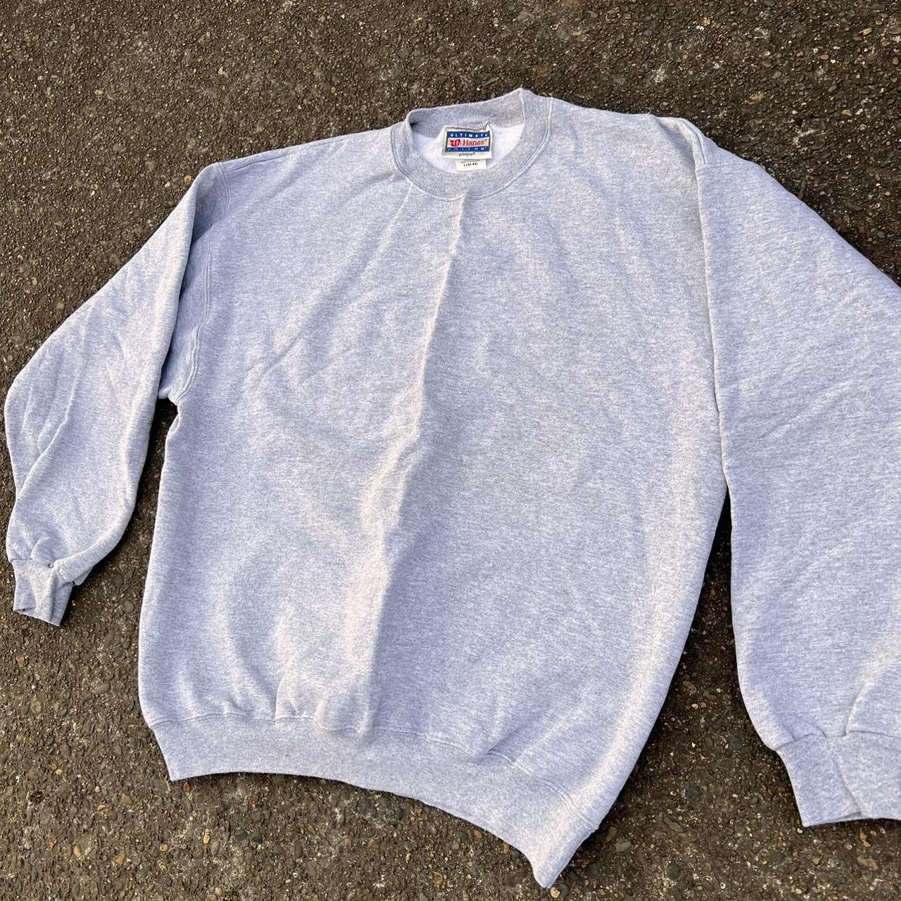 Vintage plain Hanes crewneck Ultimate cotton tag... - Depop