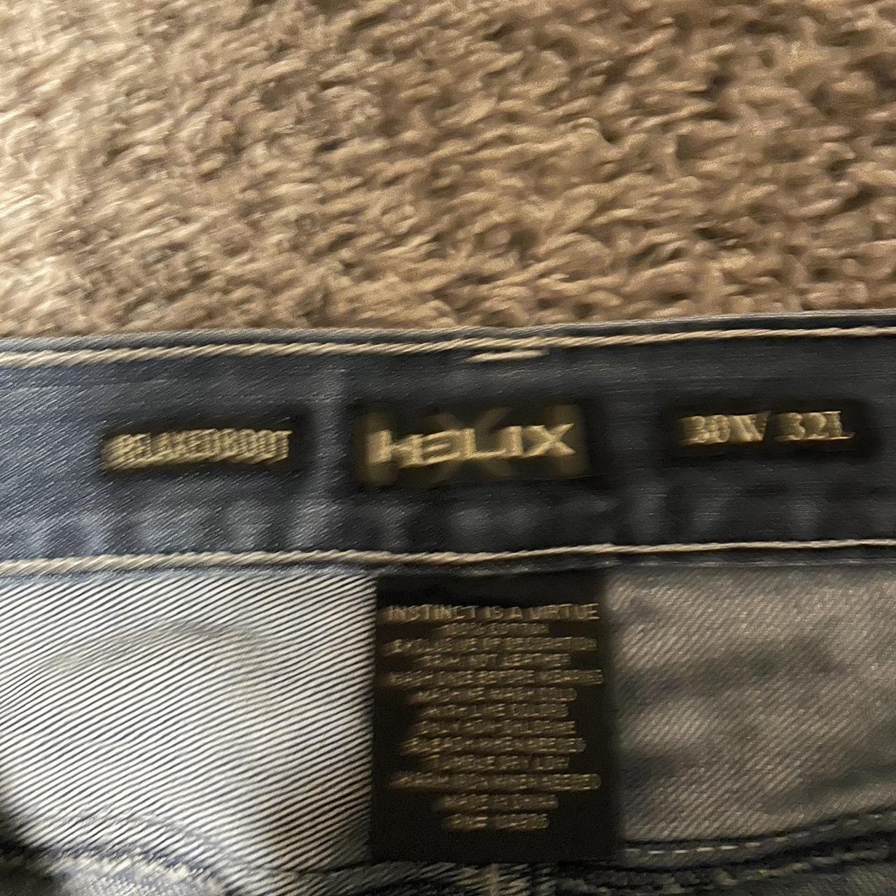 Helix Relaxed Boot Light Wash Denim Still In Great... - Depop