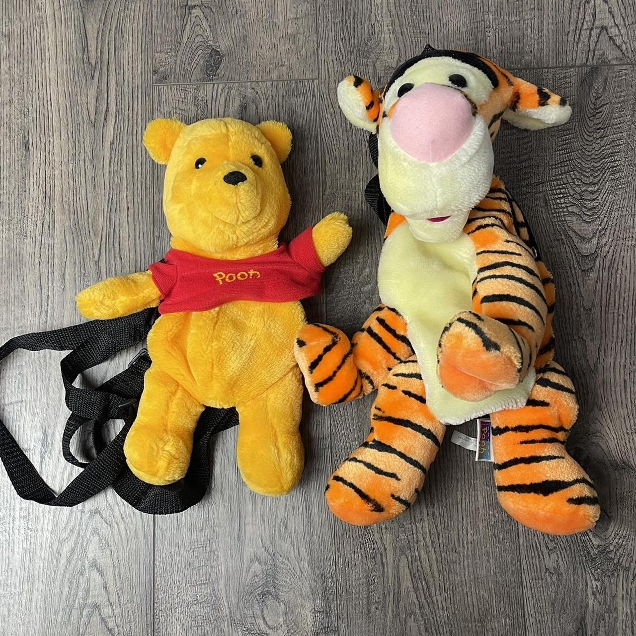 Vintage Pooh and tigger plush backpack ***Item is... - Depop