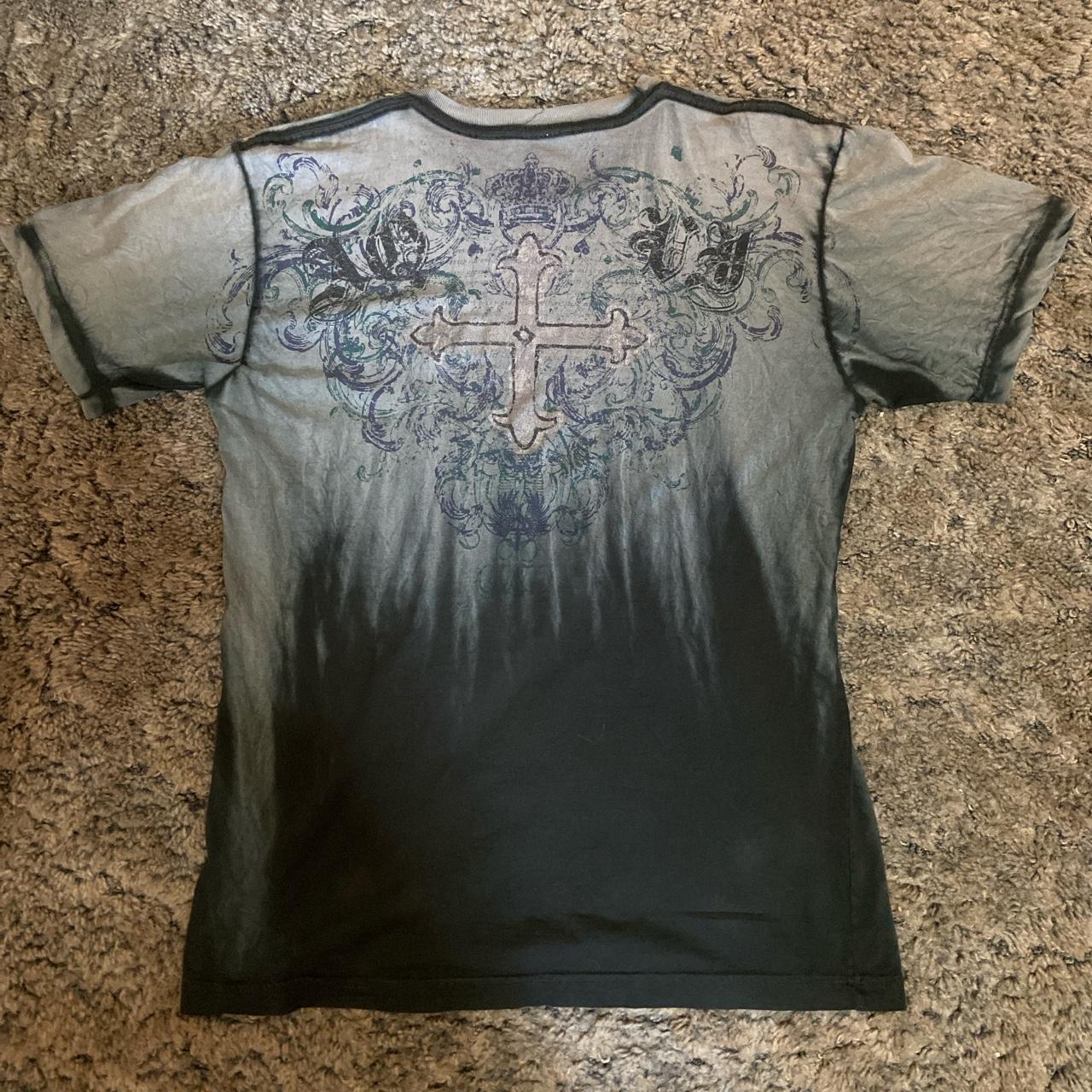 Affliction like Aqua VI tee 2 different prints on... - Depop