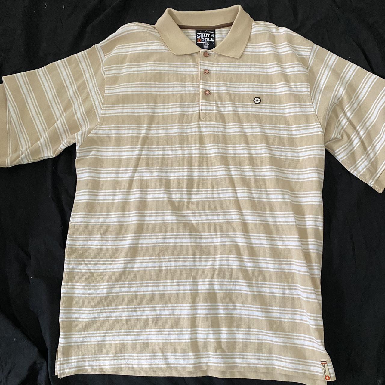 Southpole y2k baggy oversized polo shirt size is... - Depop