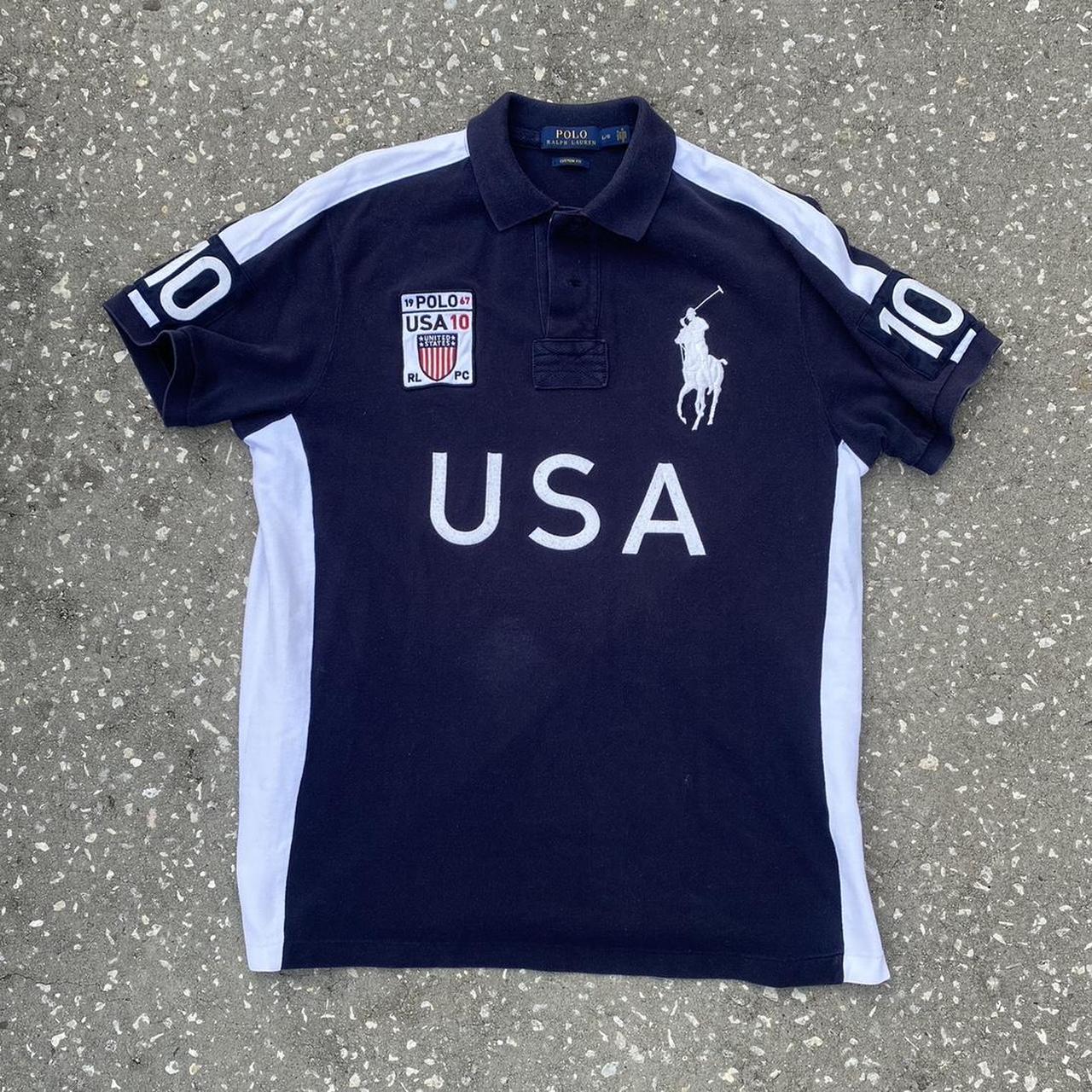 swag chief keef style USA polo ralph lauren front... - Depop