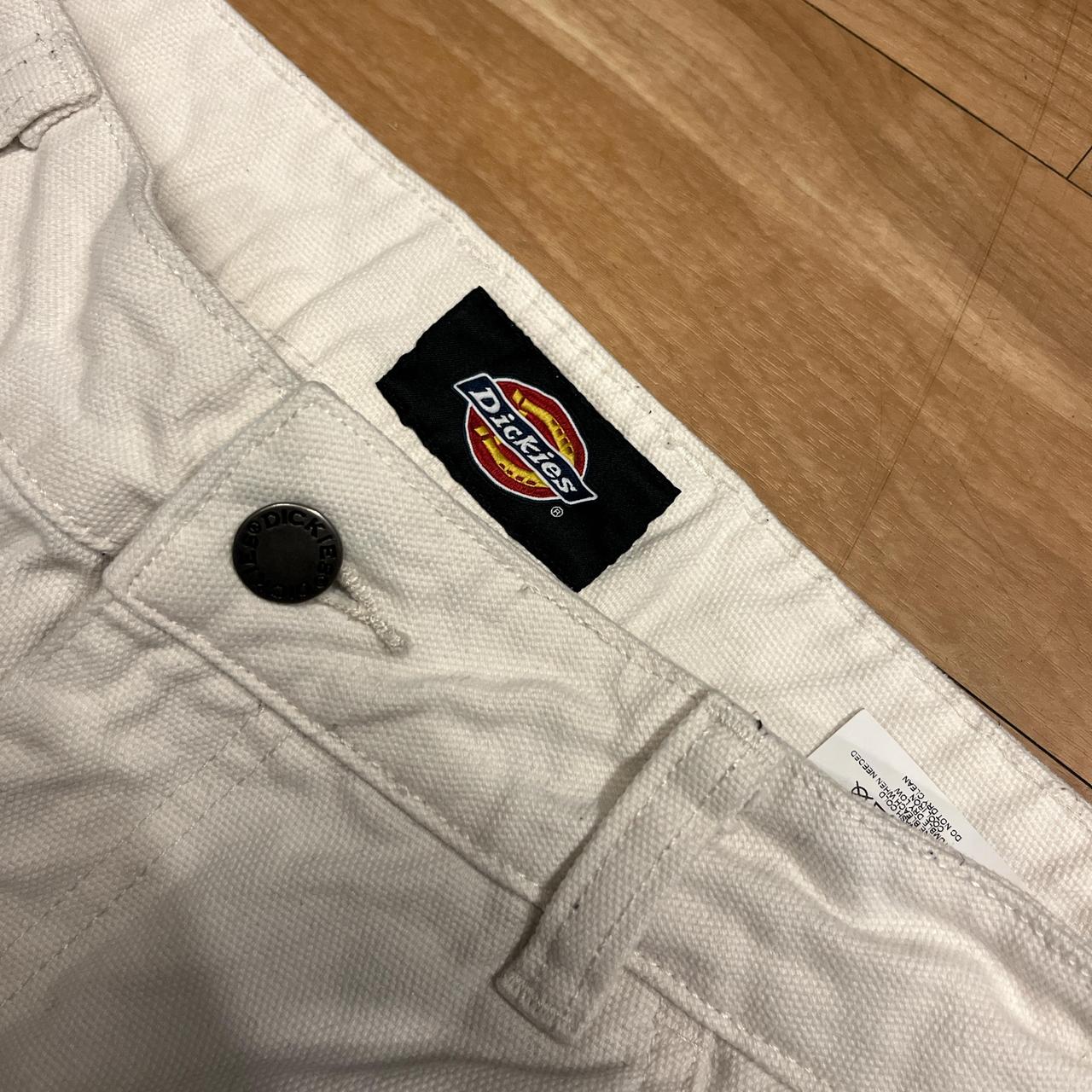 perfect fitting essential white dickies carpenter... - Depop