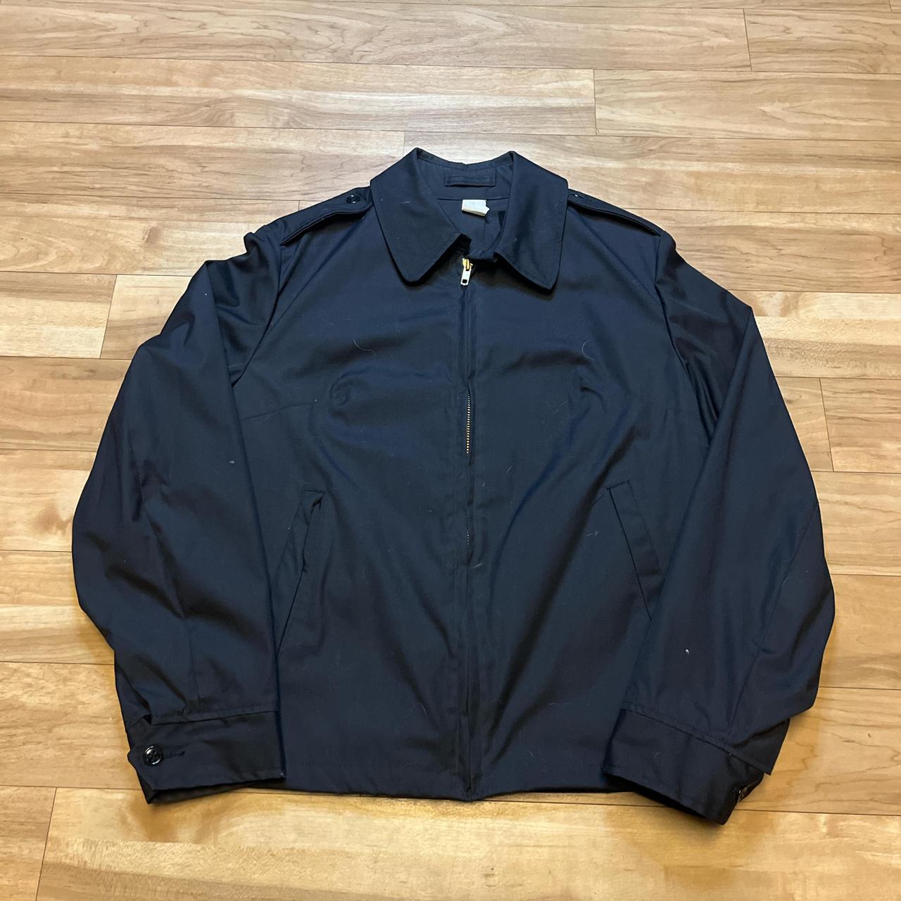 Vintage 1980s Creighton USAF Zip UP Jacket No Stains... | Depop