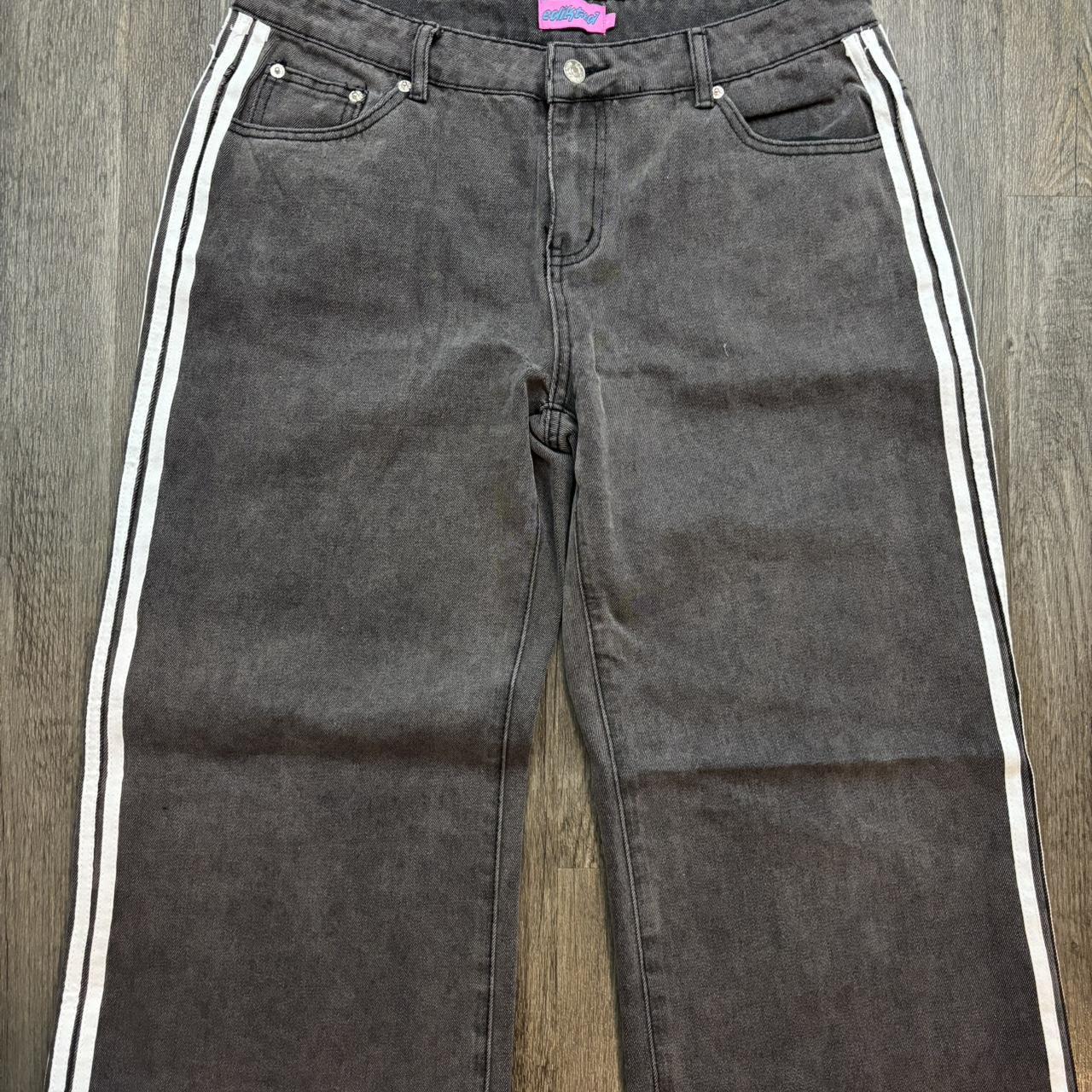 Edikted Ribbon Jeans Worn once Size L | Depop