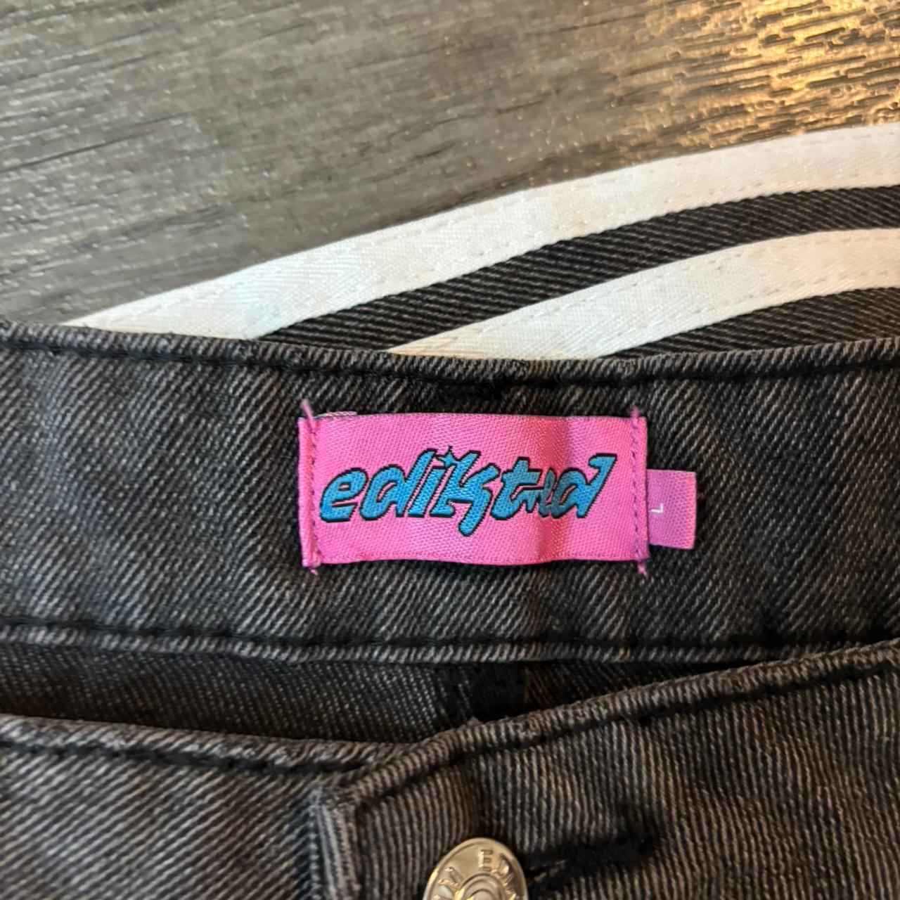 Edikted Ribbon Jeans Worn once Size L | Depop