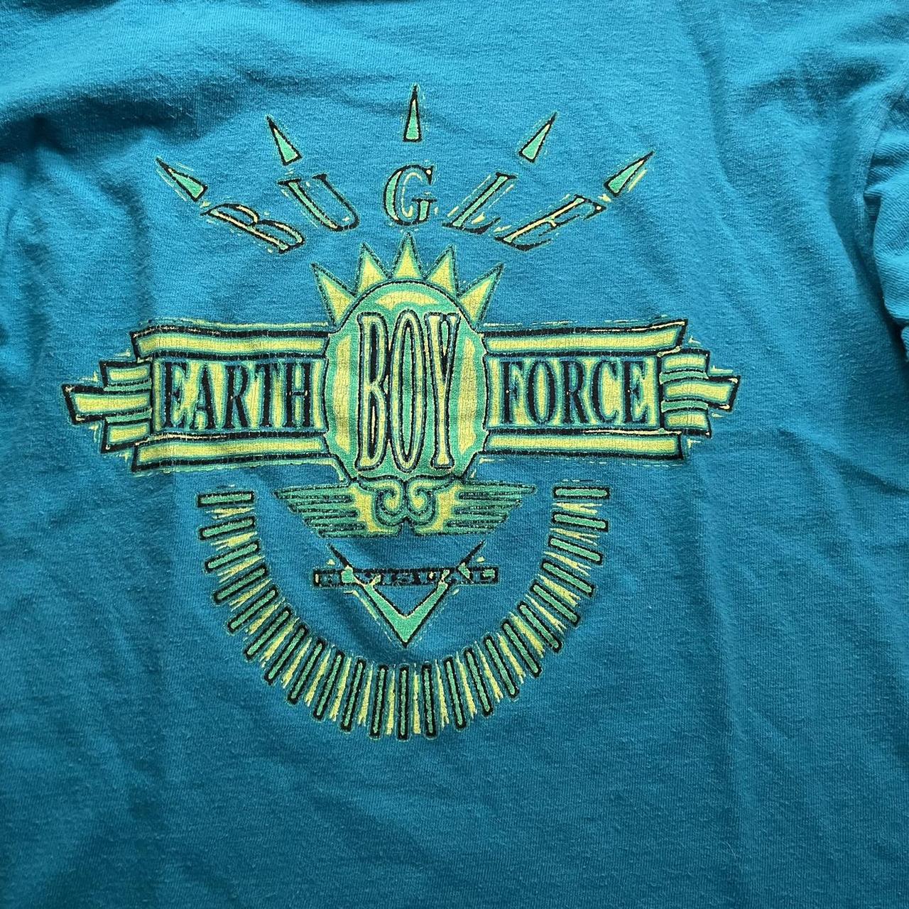 Bugle Boy Men's Blue T-shirt | Depop