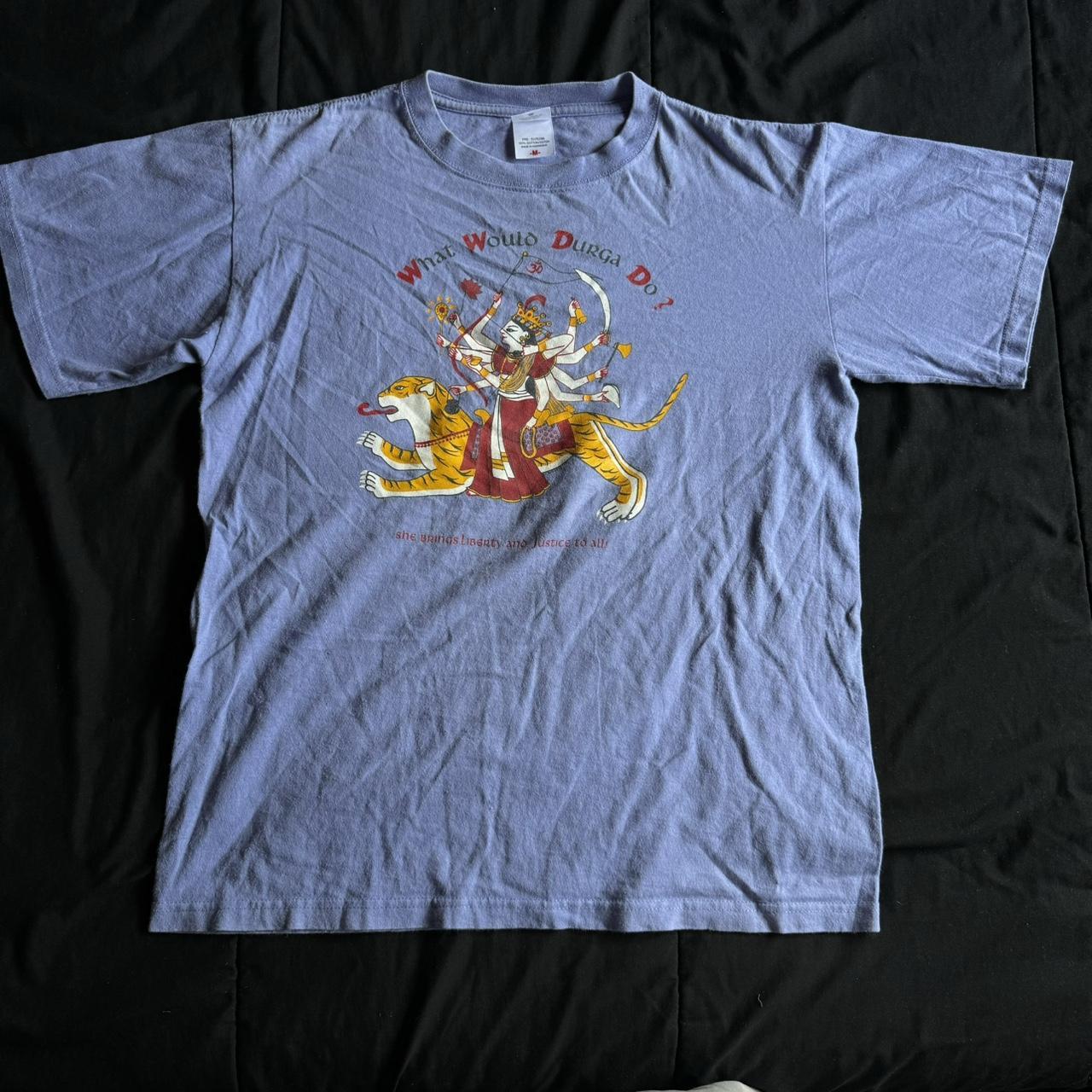 light purple vintage wwdd anvil shirt rare... - Depop