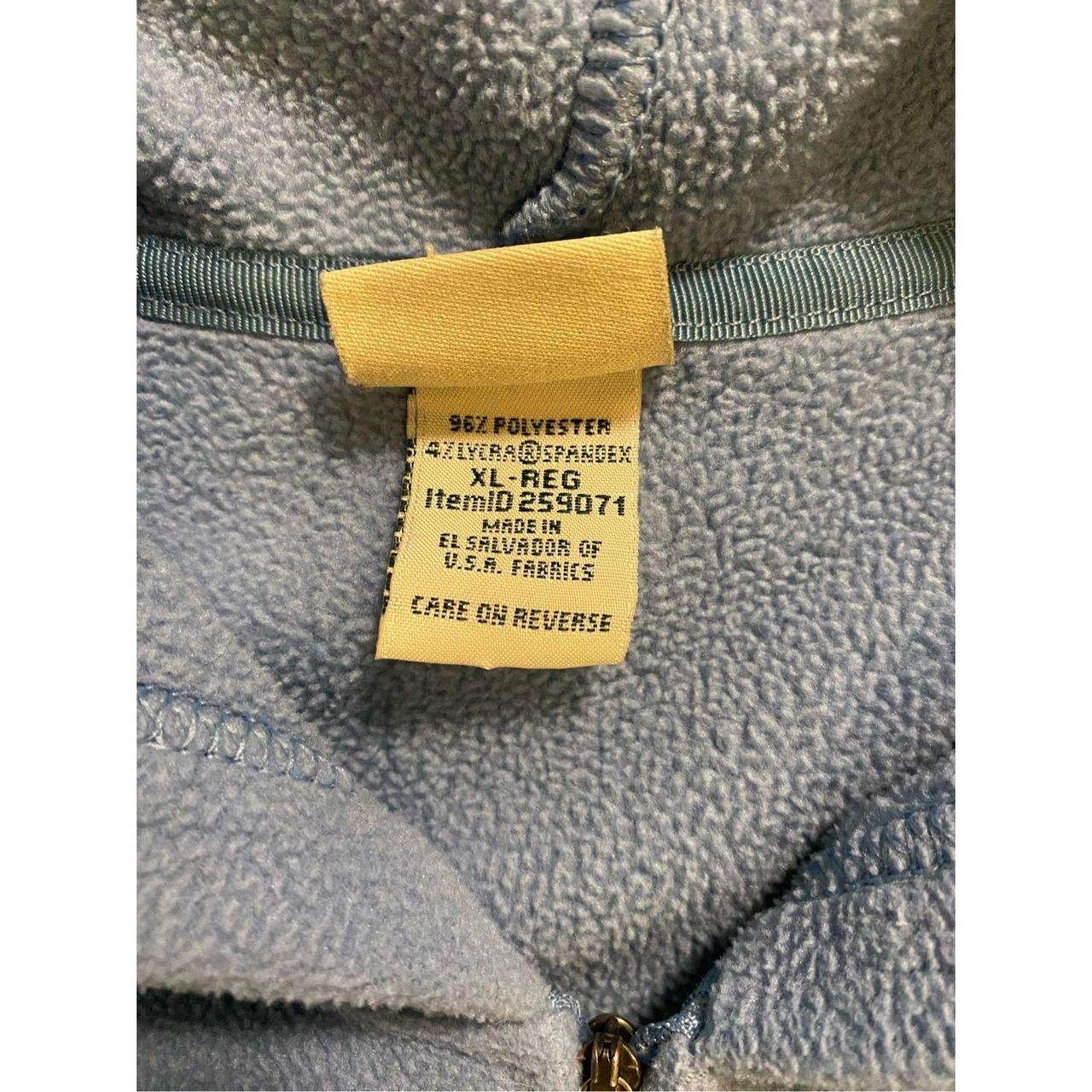 L.L. Bean women’s light blue fleece zip up jacket... - Depop