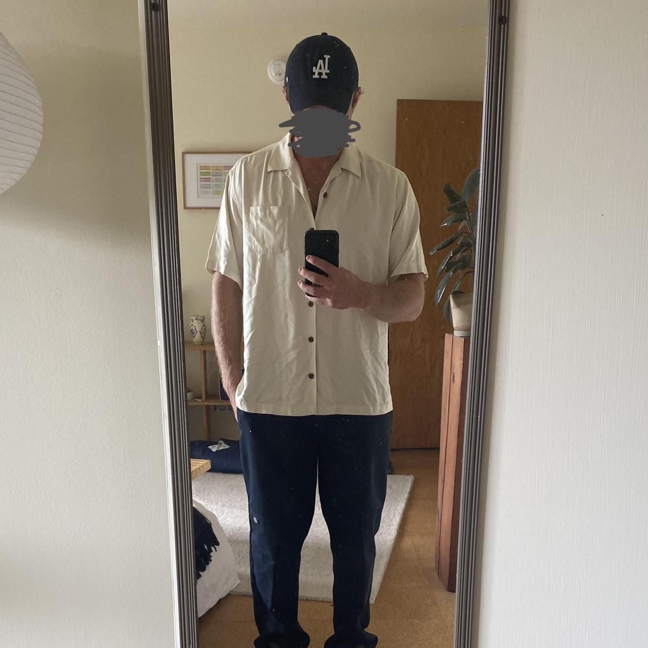 Tommy Bahama “liquid assets” camp shirt - Depop