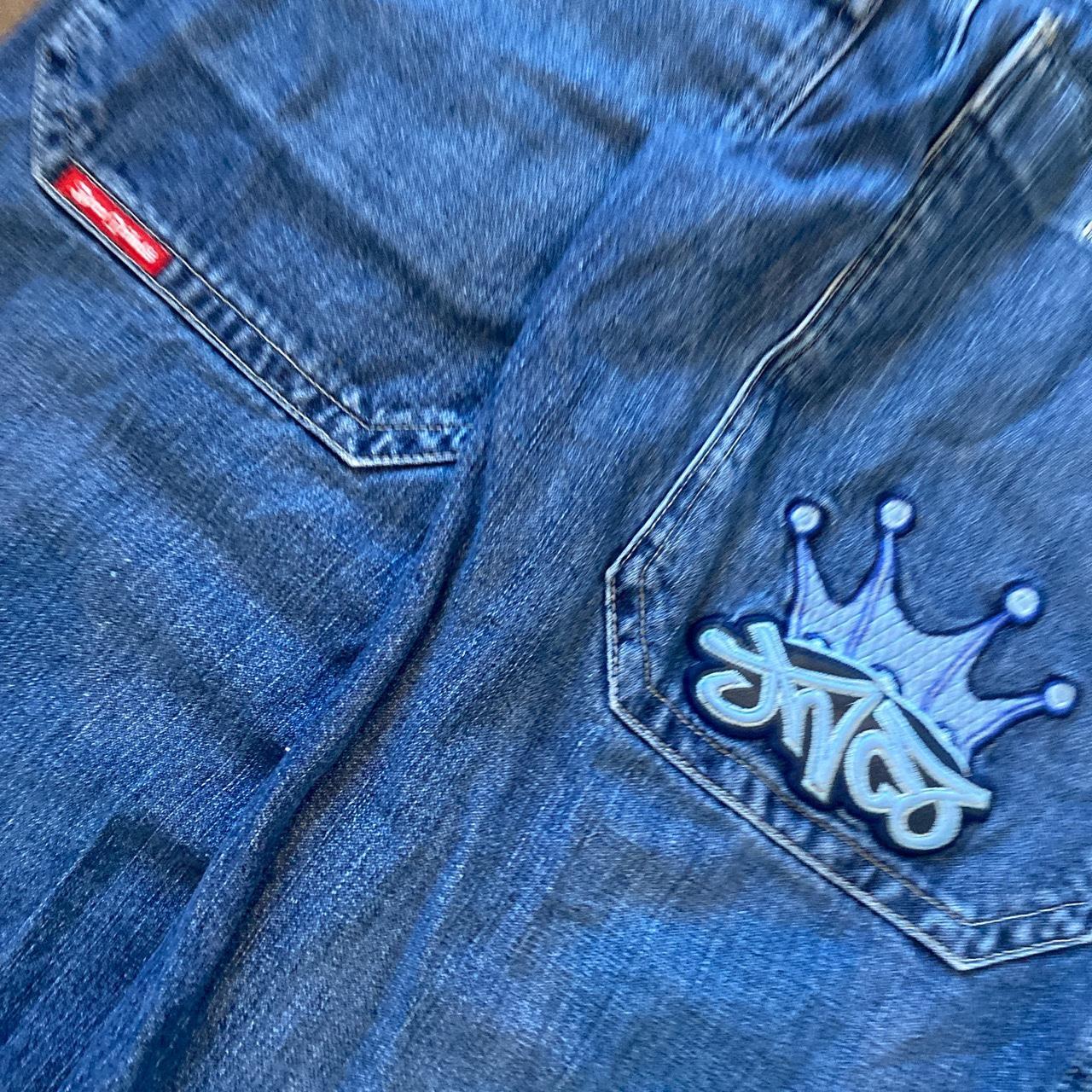 Super rare jnco tribal crown, 4 back pockets 🤯,... | Depop