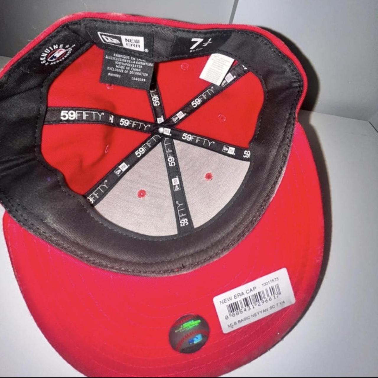 red new era cap unisex - Depop