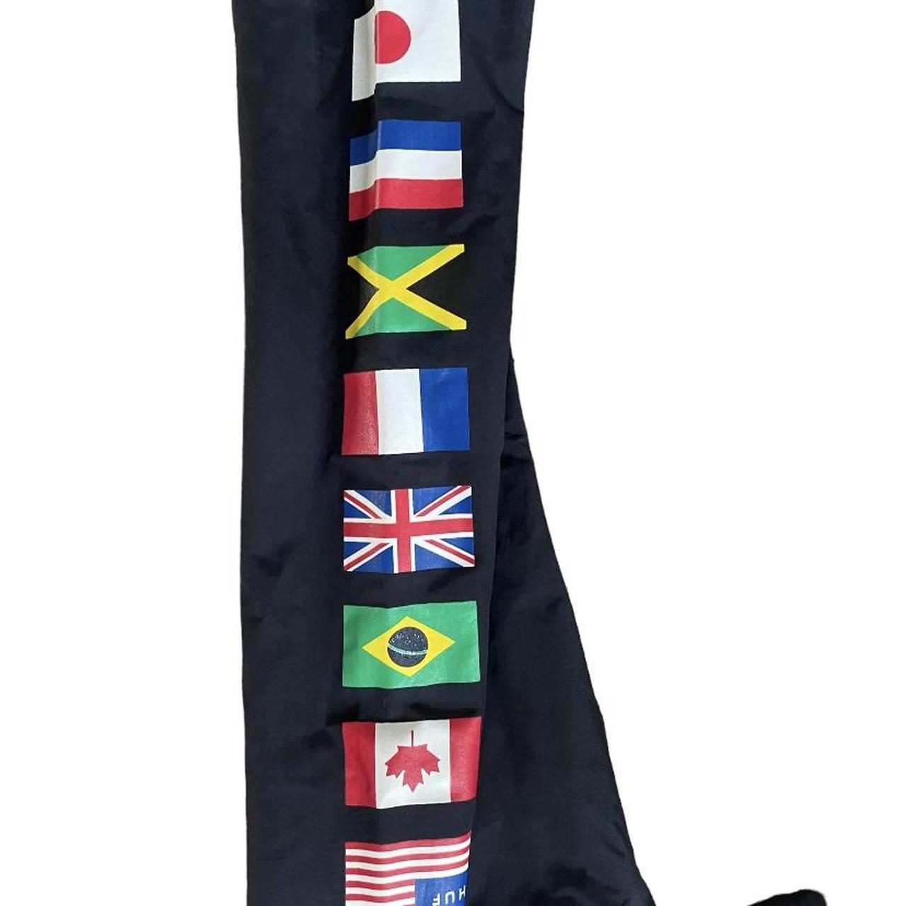 Crazy HUF rain jacket Size large 90$ Retail DM... - Depop