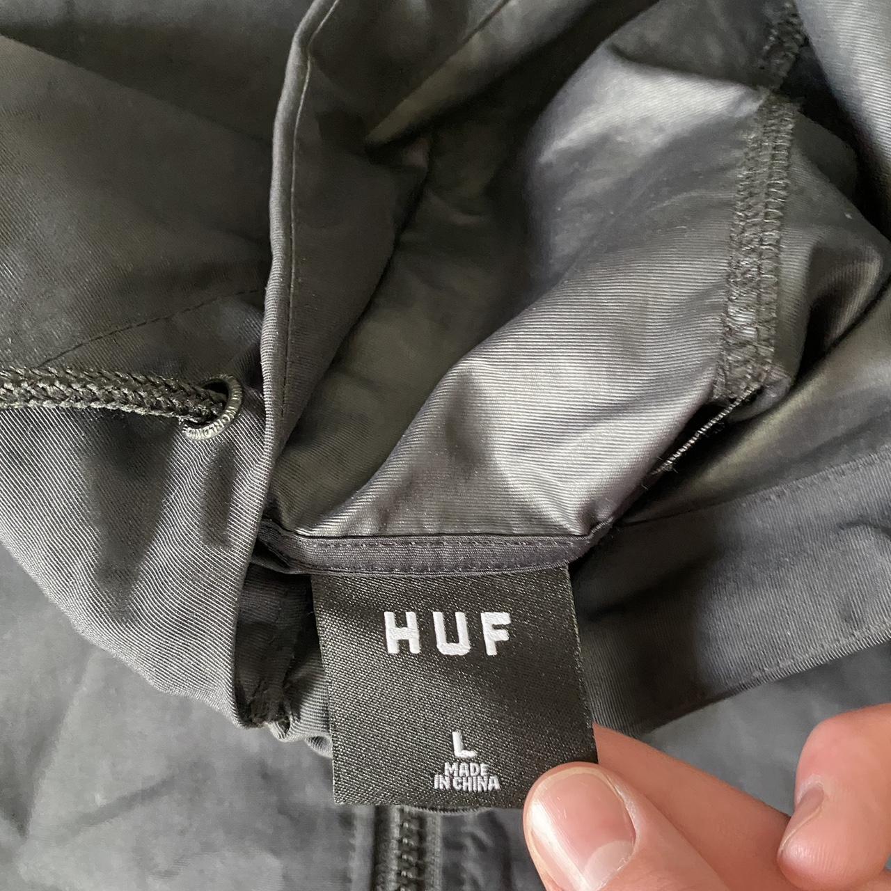 Crazy HUF rain jacket Size large 90$ Retail DM... - Depop