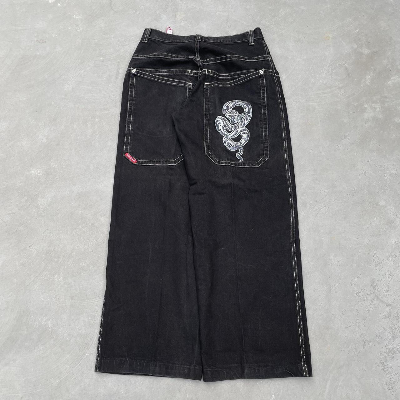 Black JNCO Snake Tribals Size: 34 x 32 #jnco... - Depop