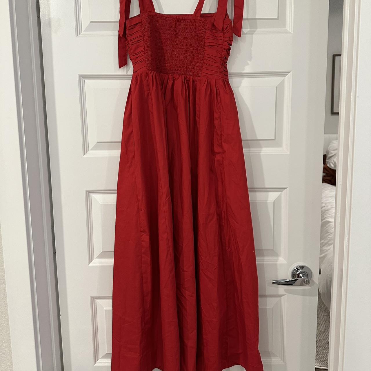 Abercrombie Emmerson Red Maxi Dress another one for... | Depop