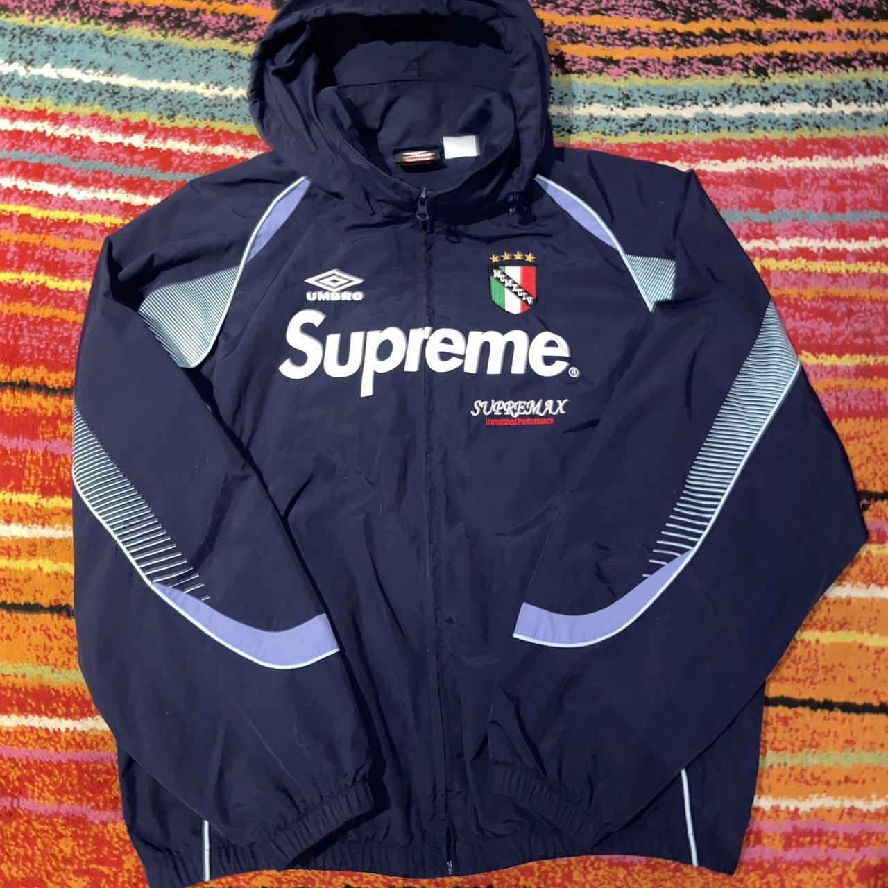 Supreme X Umbro Italy Track Jacket Size - L - fits... - Depop