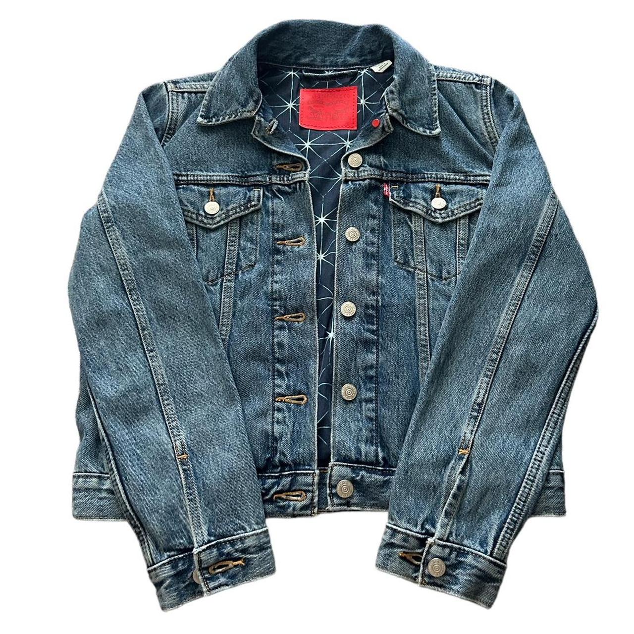 Chinese New Year red label Levi Denim Jacket with... - Depop