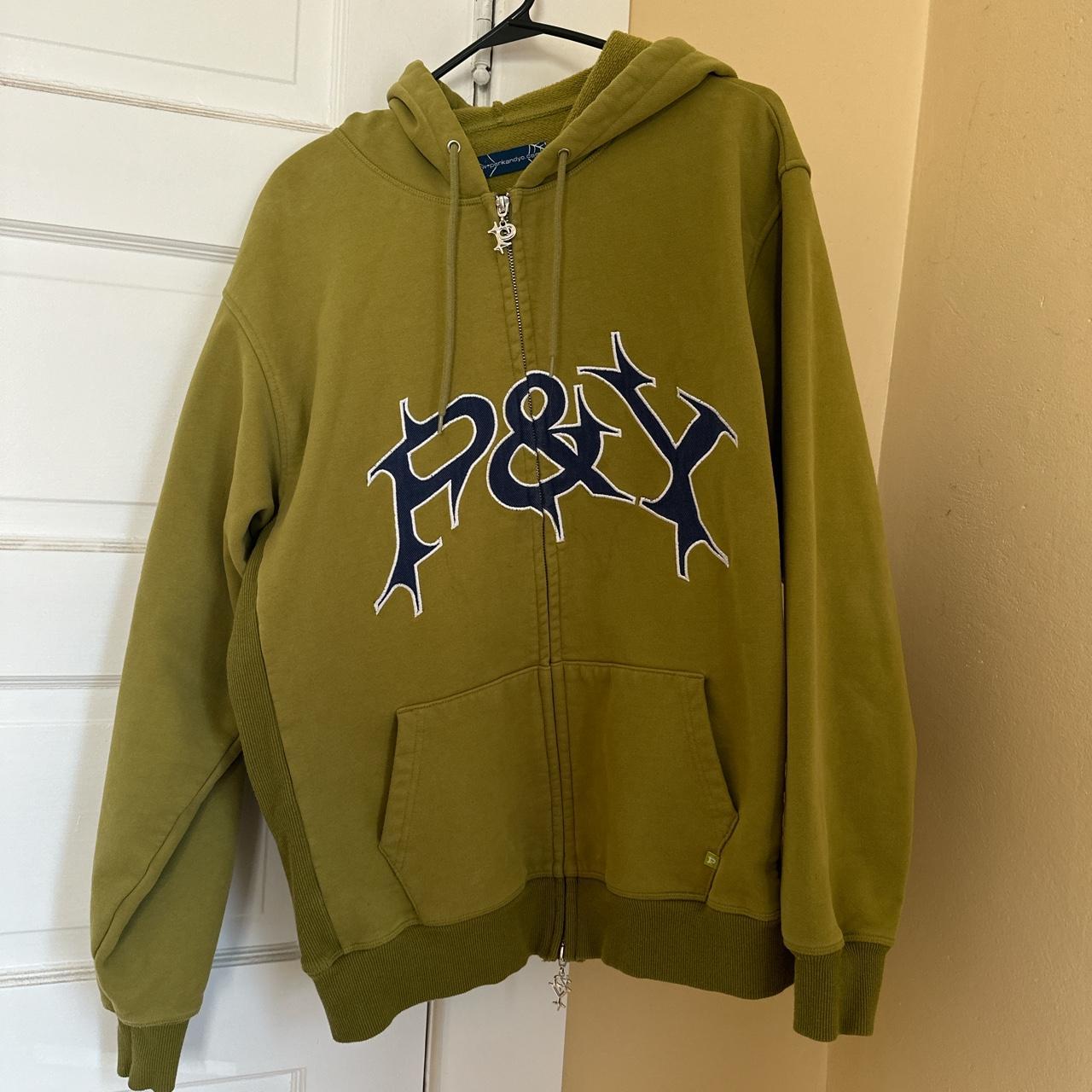 Punk&yo zip hoodie Great condition Size M fits big - Depop
