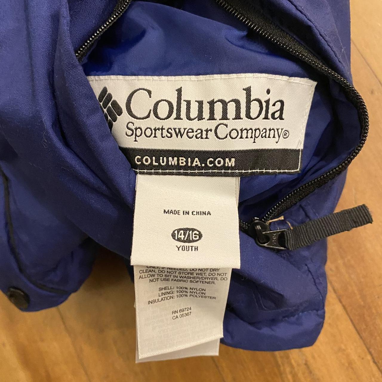 Vintage 2000s Columbia Reversible Puffer Jacket... - Depop