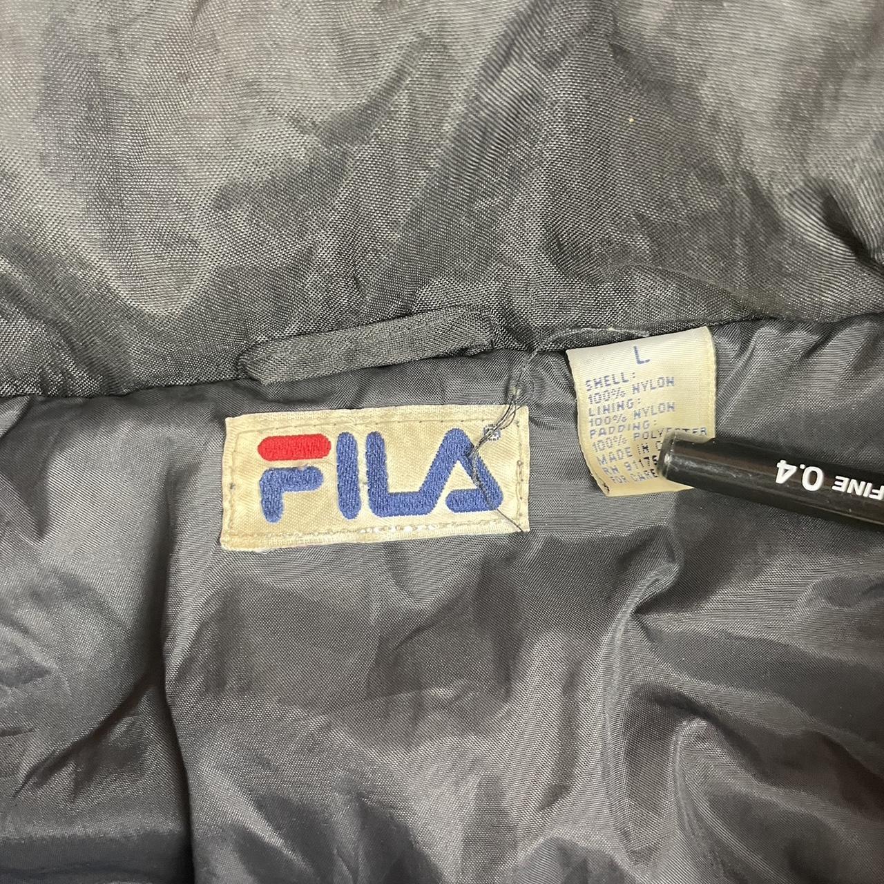 Vintage 90s Fila insulated shell jacket Super sick... - Depop