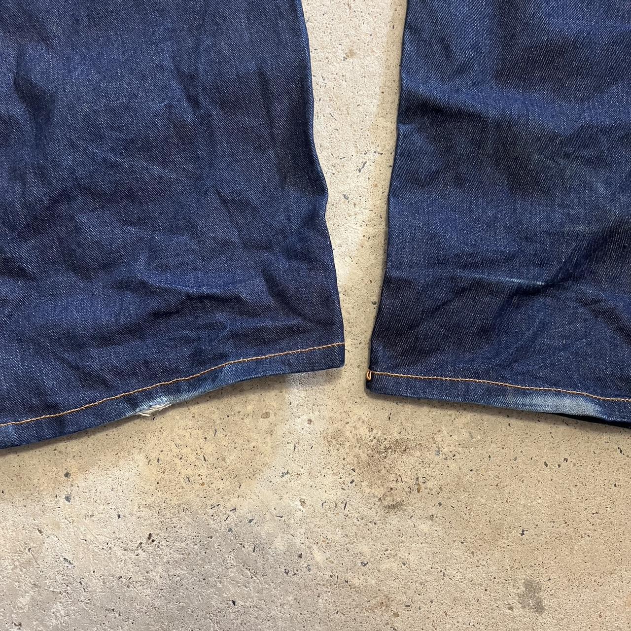 Vintage Rmc Embroidered Baggy Jeans Japanese Y2k Depop
