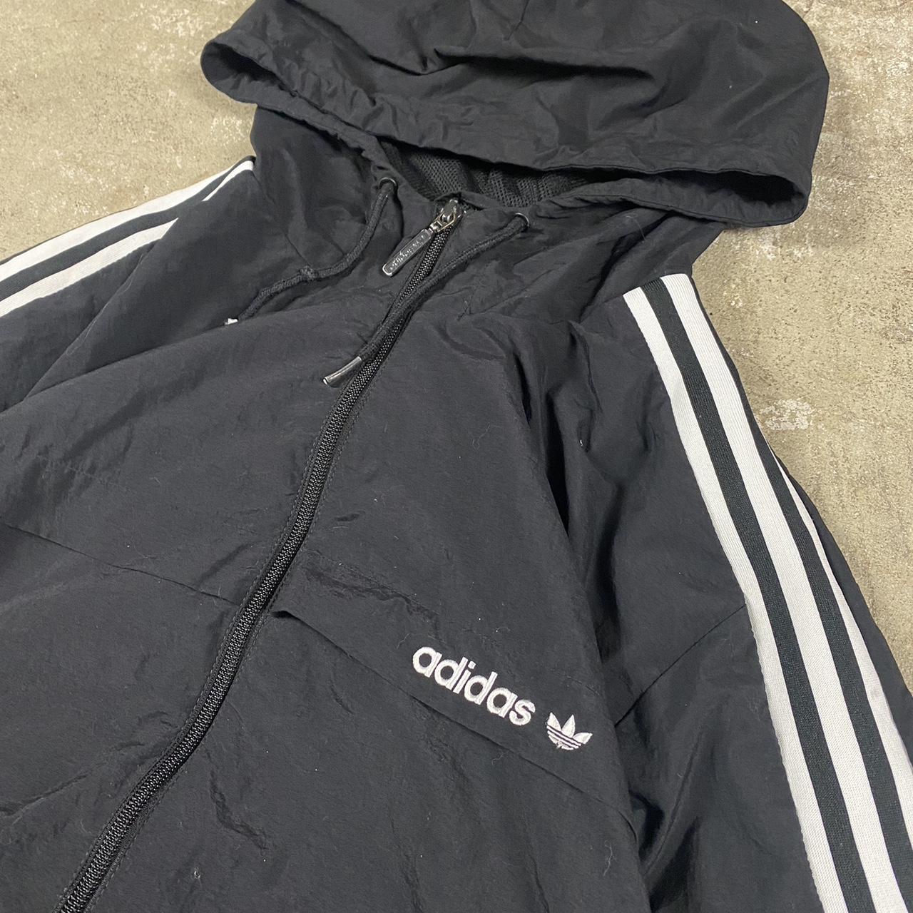 2000s Adidas Hooded Jacket Super sick retro... - Depop