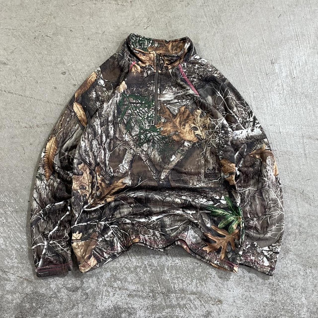 Vintage 2000s Realtree 1/4 zip jacket Super sick... - Depop