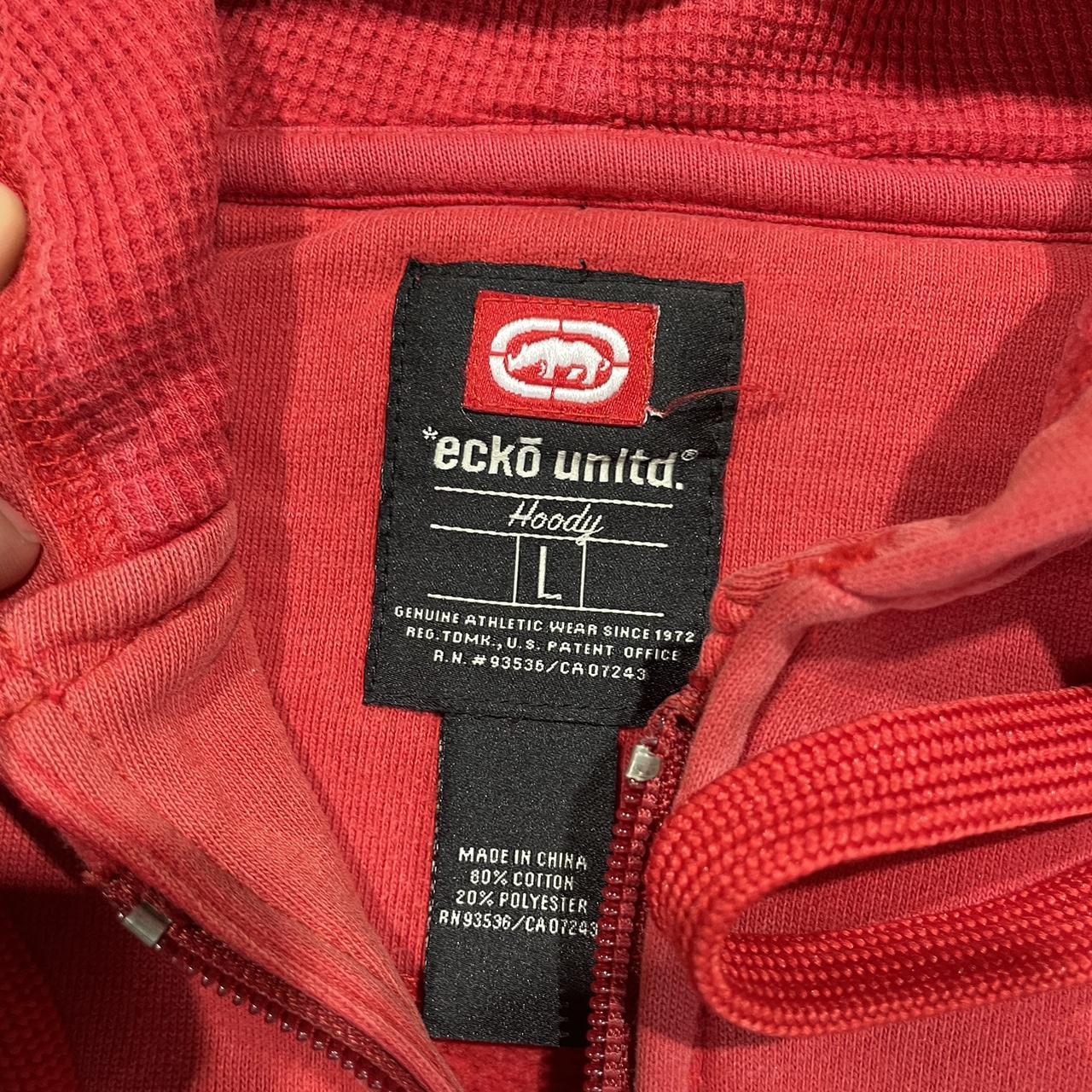 Vintage 2000s Ecko Unltd. zip up hoodie Super... - Depop