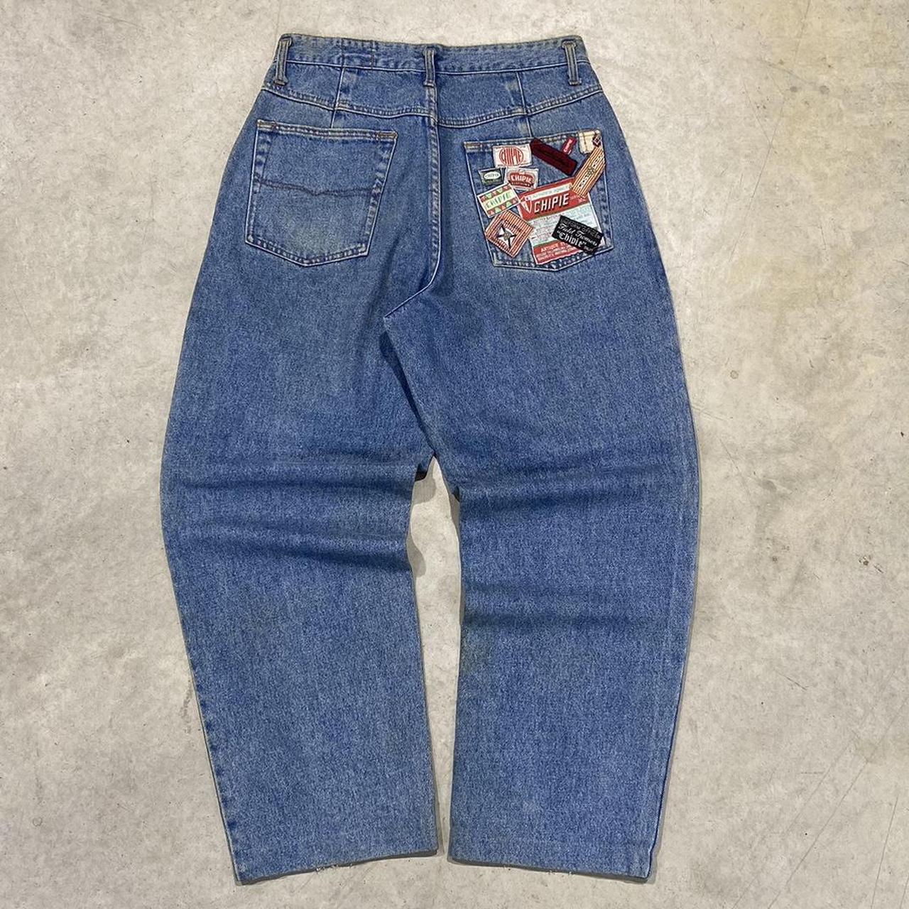 Vintage 90s Chipie Pleated Jeans Super sick Y2K... | Depop