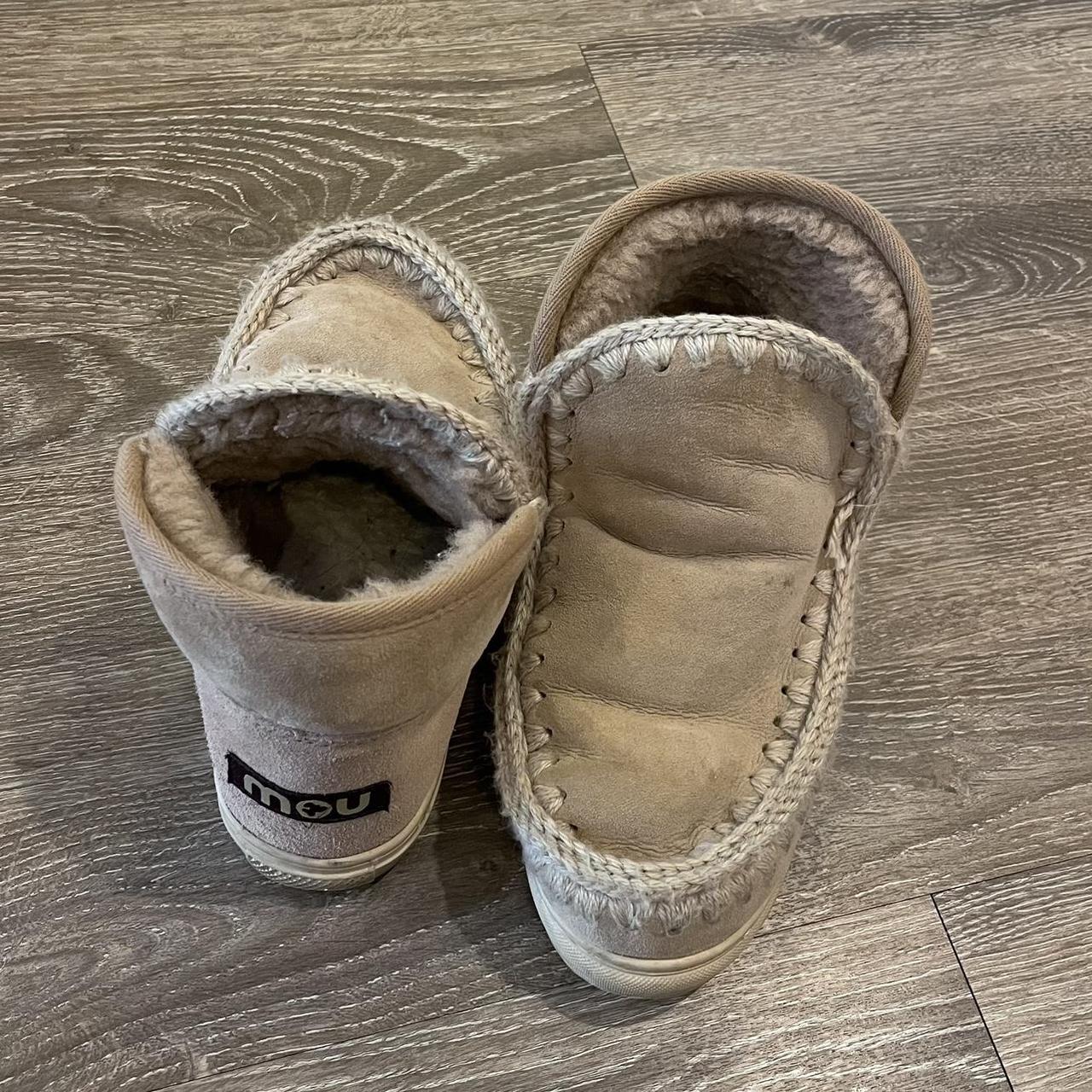 Mou boots eskimo 18 rose beige, size 39 (original... - Depop
