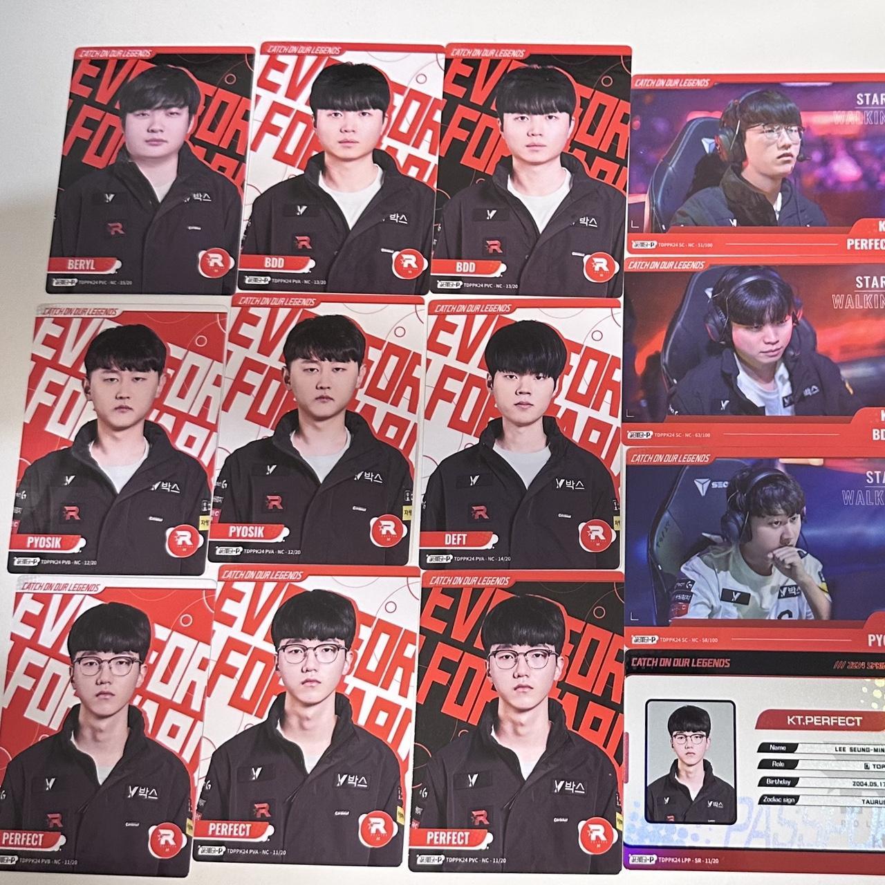 KT Roster Deft, Beryl, Bdd, Pyosik, PerfecT... - Depop