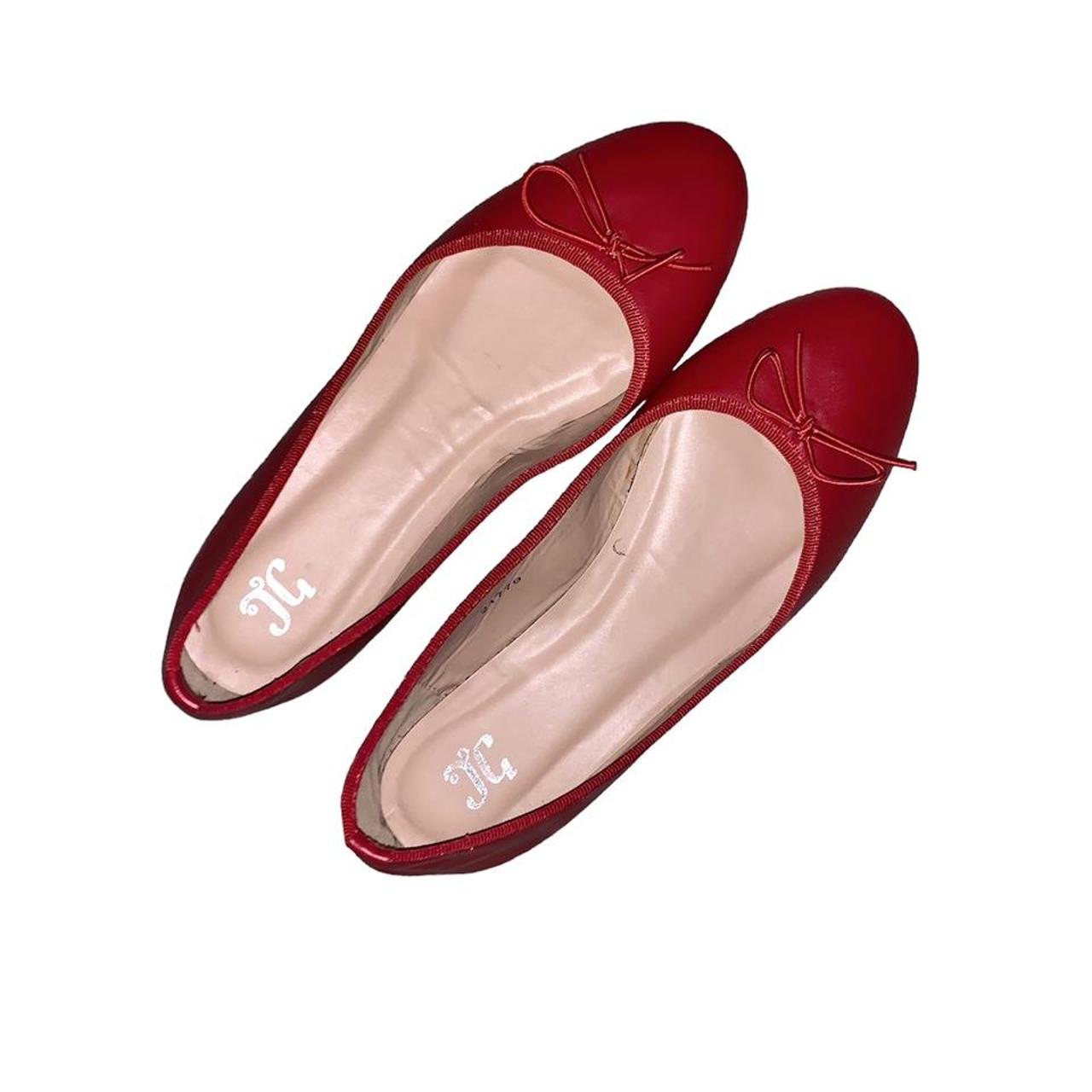Red ballet flats | New Bought them without trying... - Depop