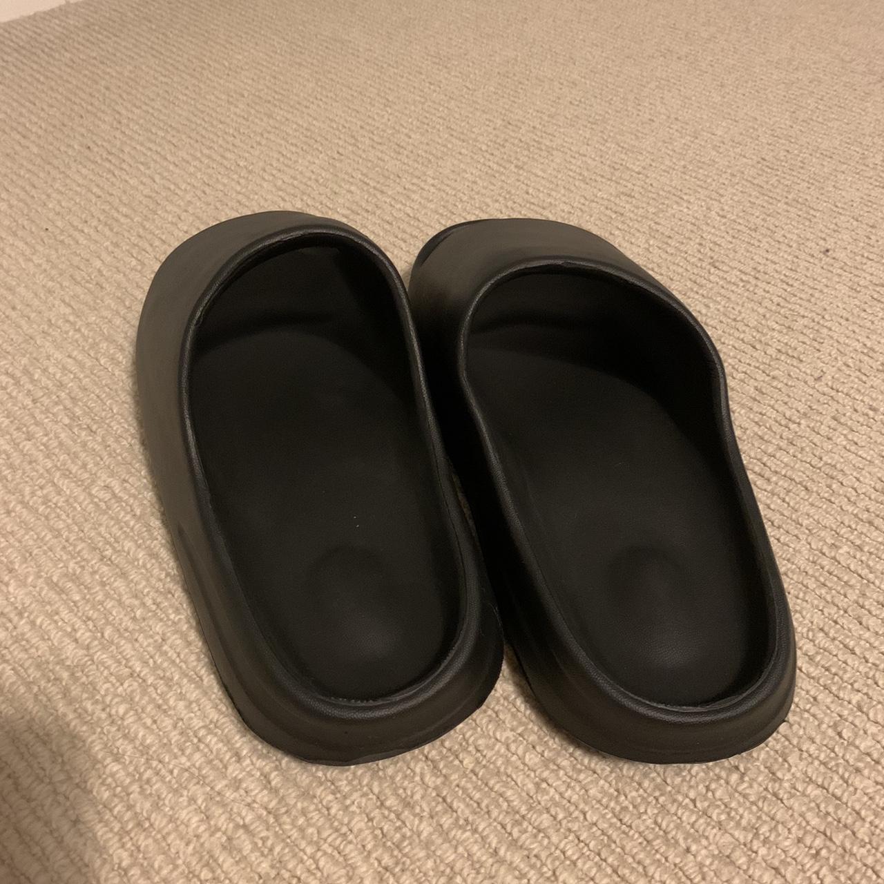 Onyx Temu slides Similar to adidas yeezy... - Depop