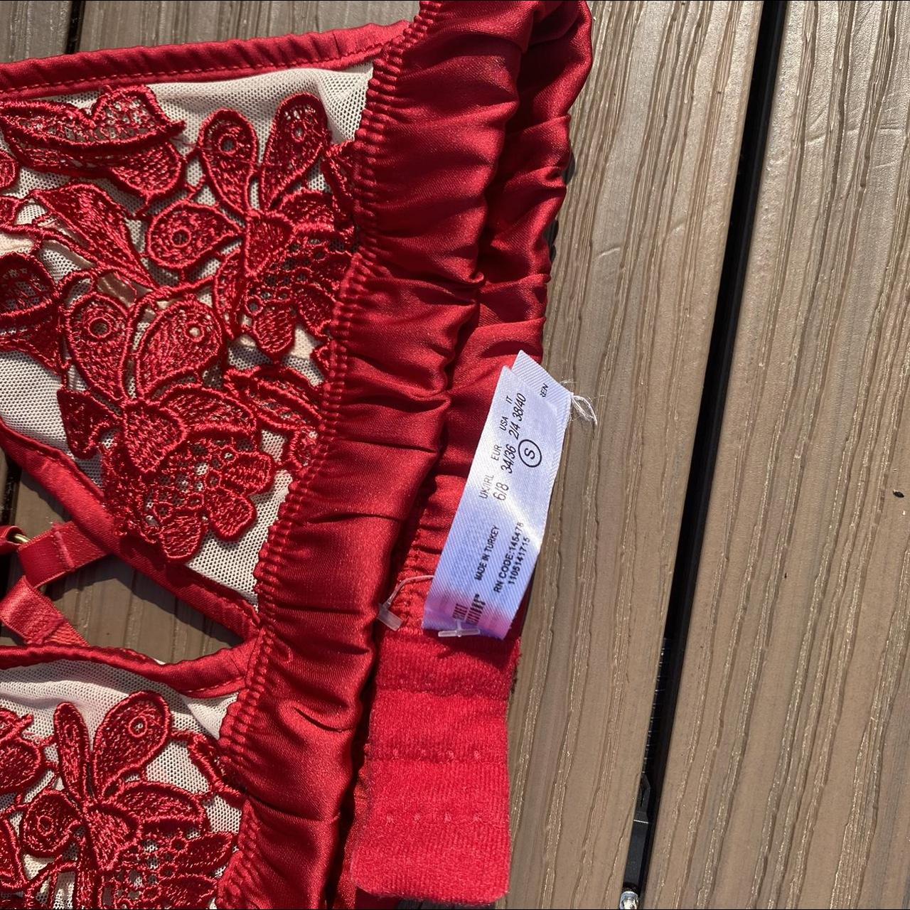 PRIMARK - Red Bralette - Excellent Condition - Size... - Depop