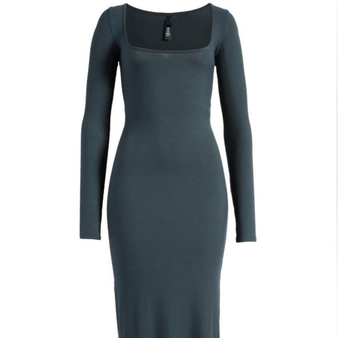 Skims Soft Lounge floor length bodycon dress in... | Depop