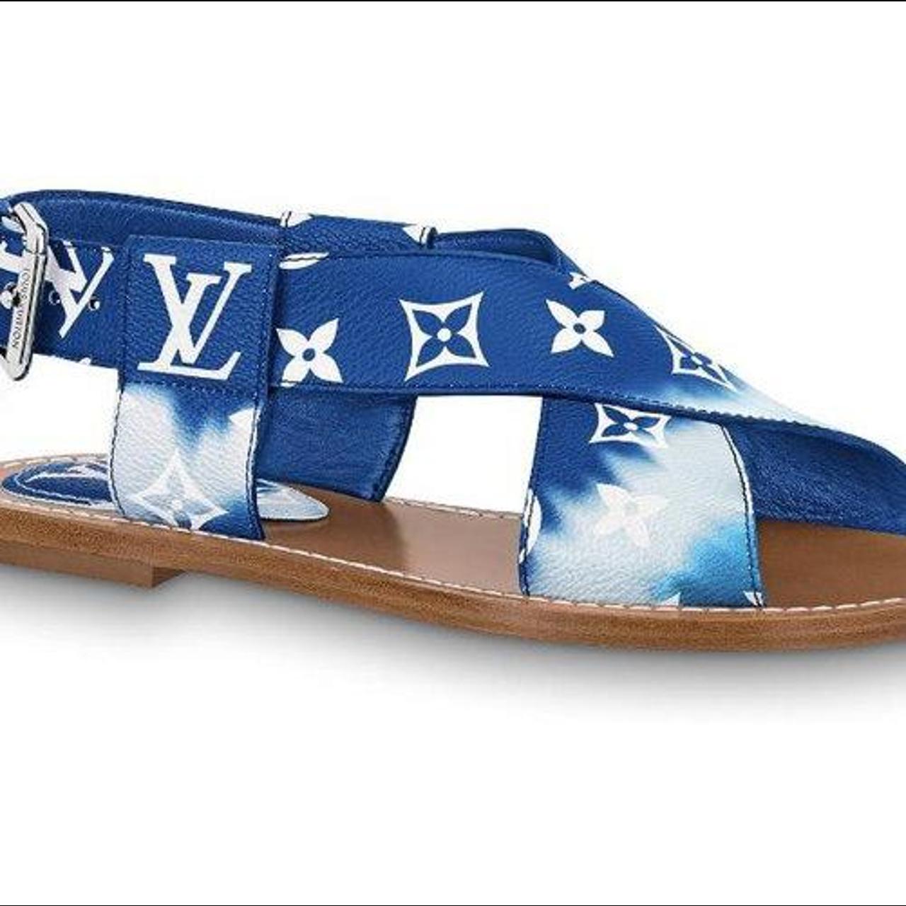 Louis Vuitton Escale Palma Flat Sandals - Depop