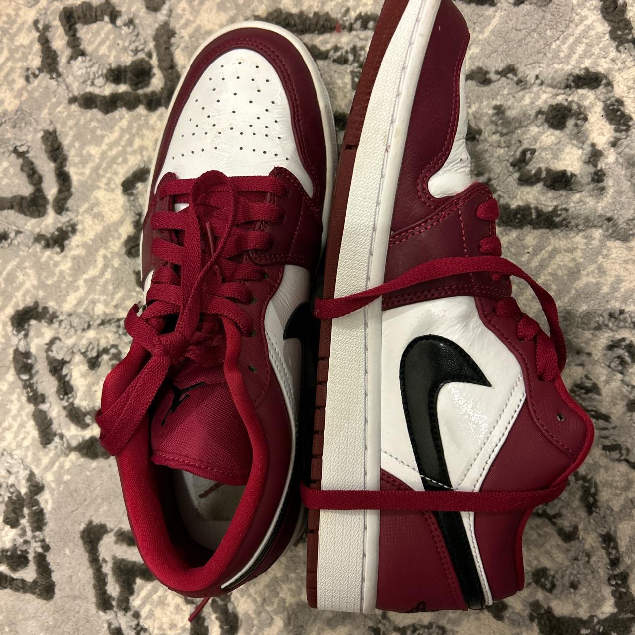 Nike Jordan 1 noble reds #jordans #noblered... - Depop