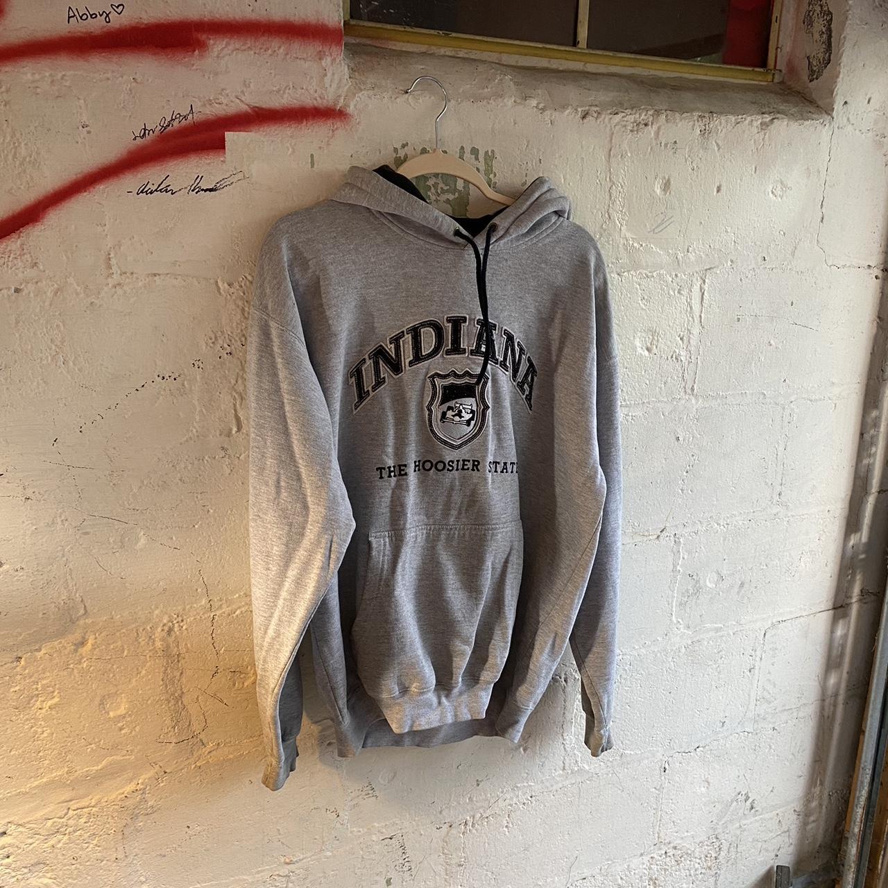 Vintage Style Indiana Hoodie Any Flaws Shown... - Depop